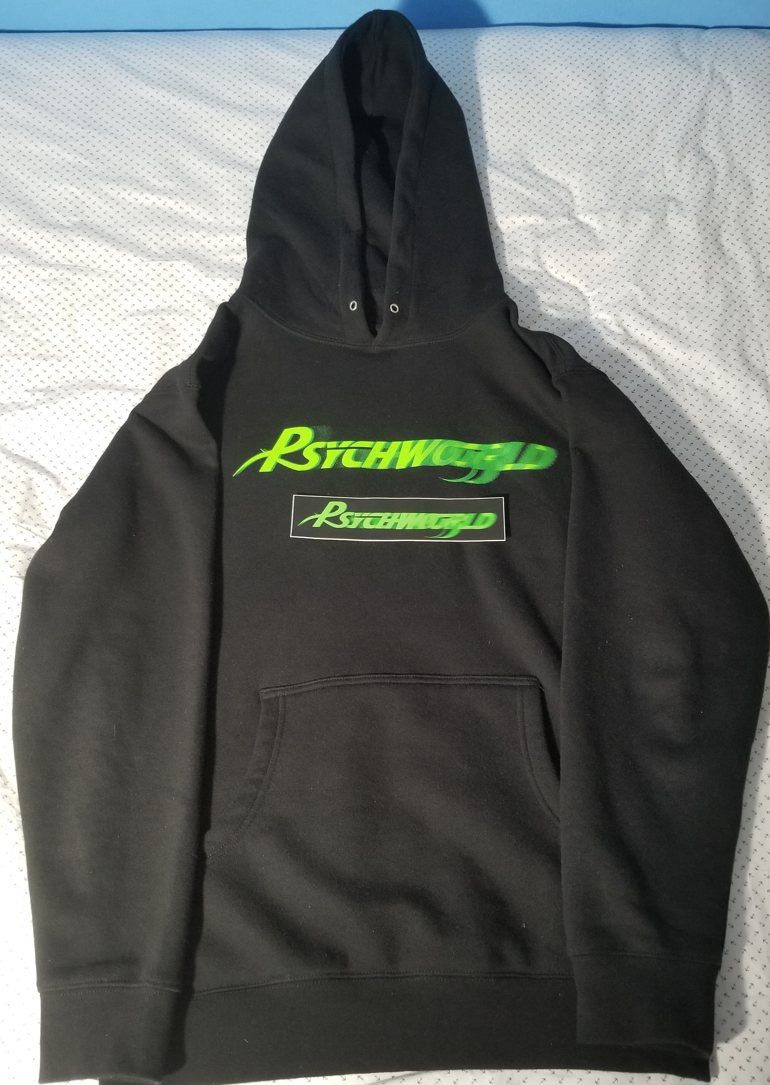 Psychworld Psychworld Logo Hoodie (Black) | Grailed