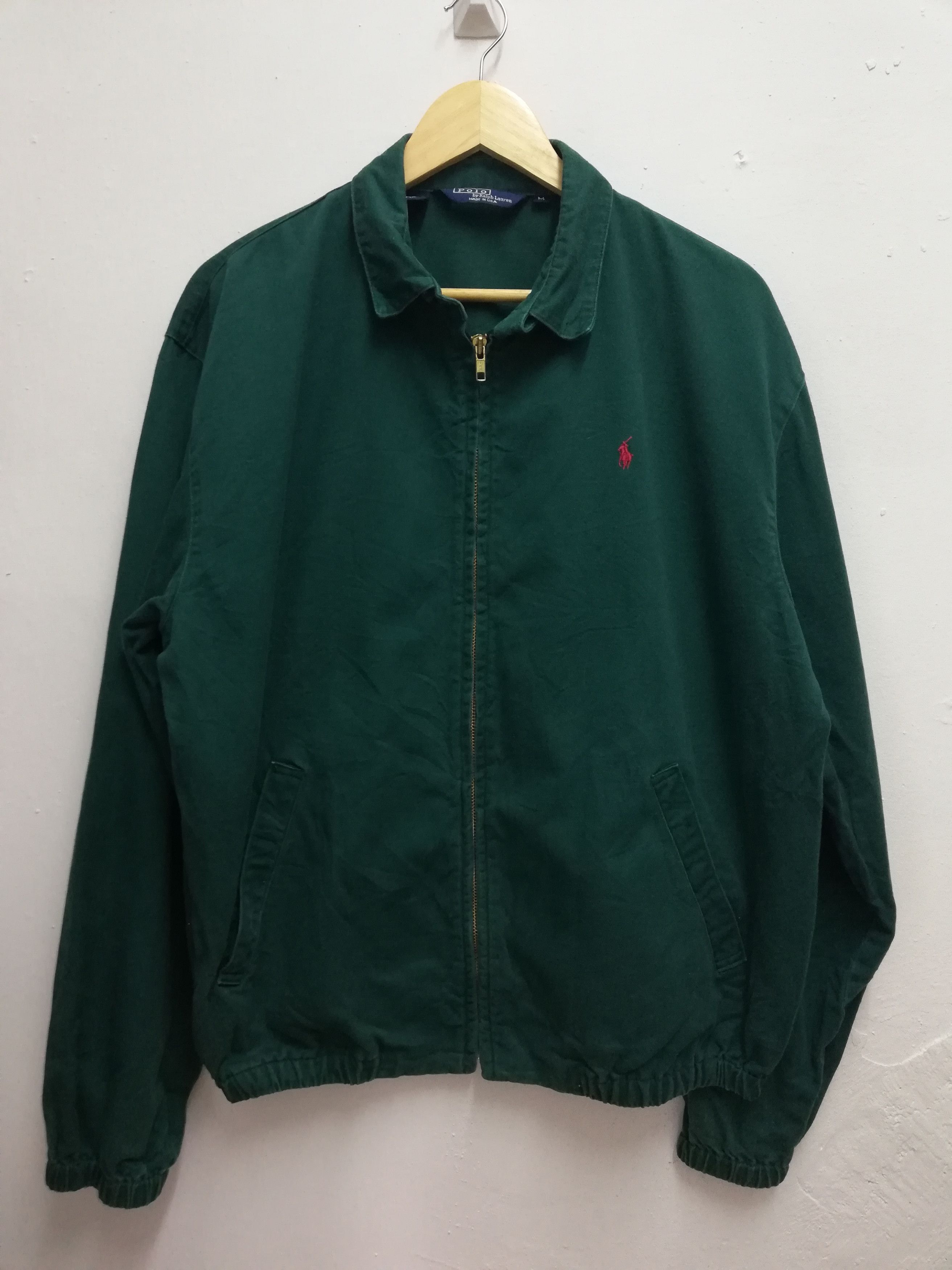 Polo Ralph Lauren 💥POLO BY RALP LAUREN Harrington dark green Full zip ...