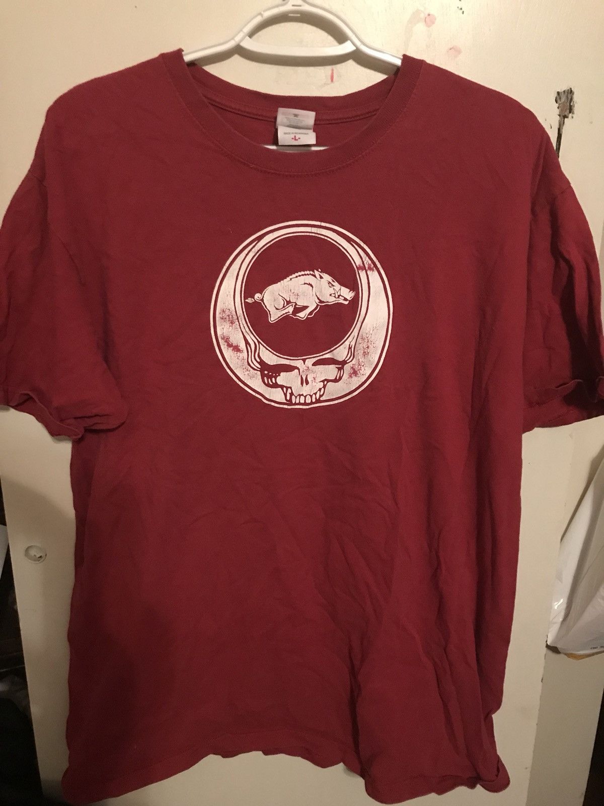 Grateful Dead Grateful dead Arkansas Razorback collaboration shirt ...