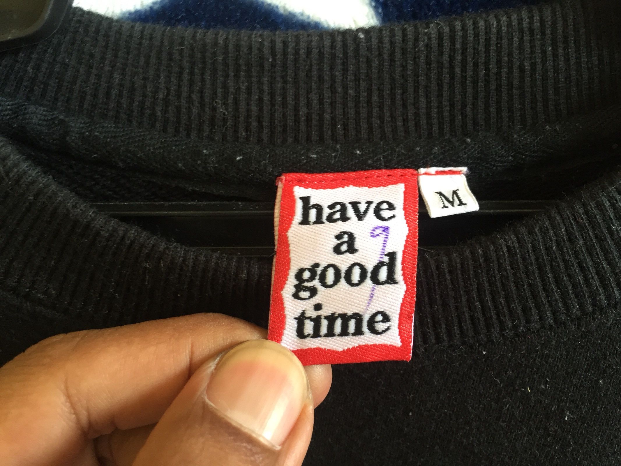 Have A Good Time × Streetwear •Have A Good Time Crewneck Black Colour ...
