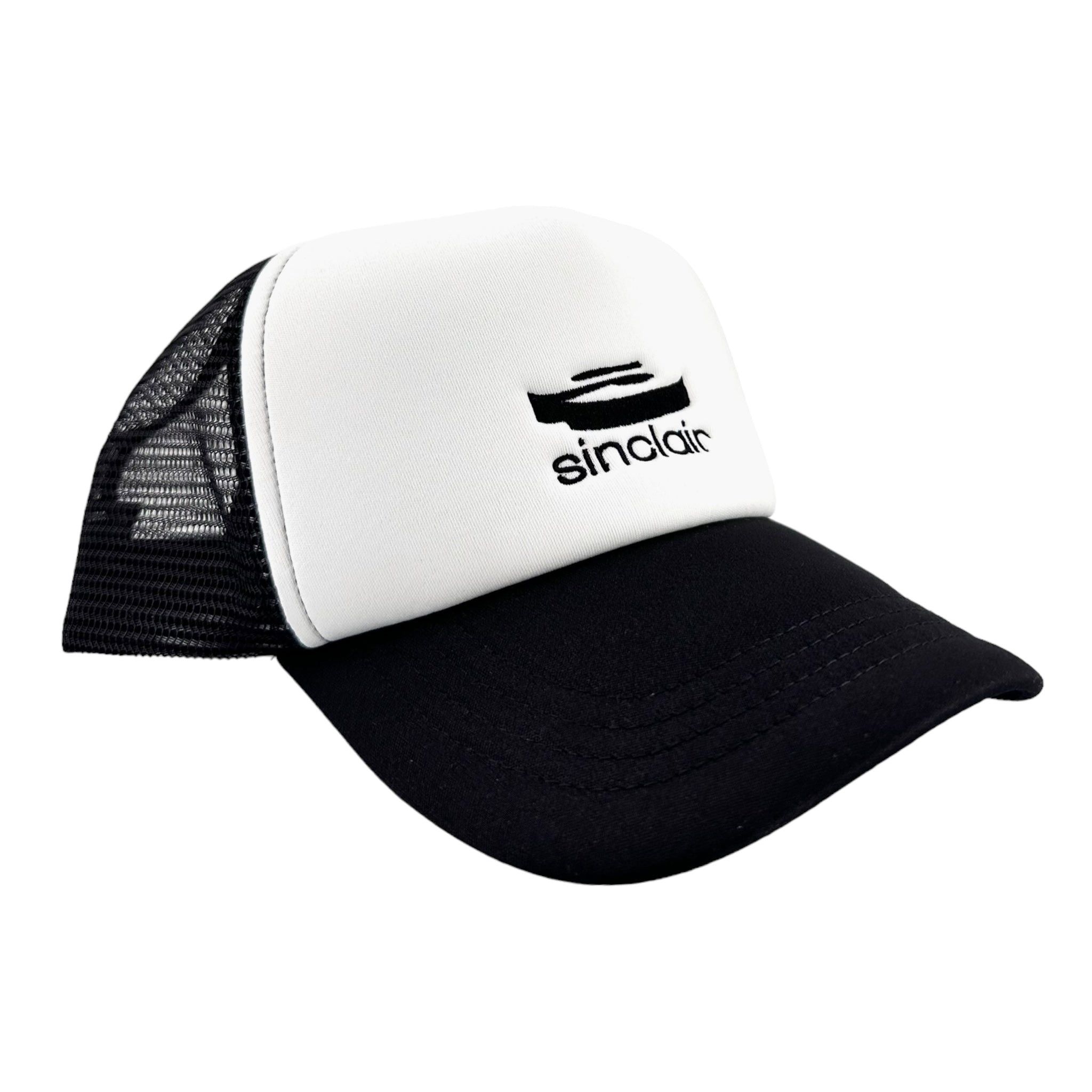 Sinclair Global 3D Logo Trucker Hat Black White | Grailed