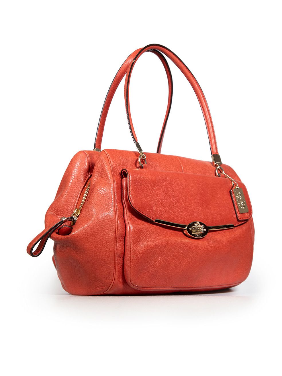 Coach Red Leather Madison Madeline East/West Bag | Grailed