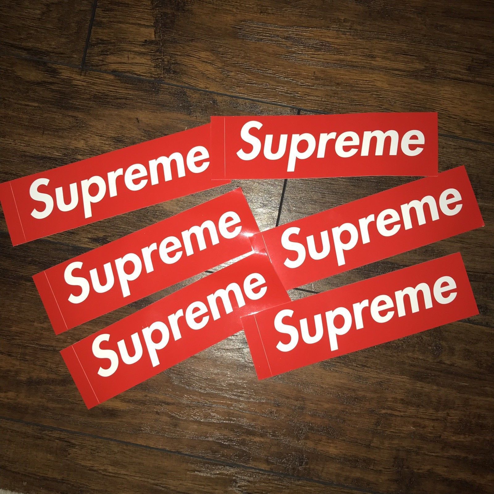 Supreme BRAND NEW SUPREME Box Logo Sticker Classic Red 100% Authentic ...