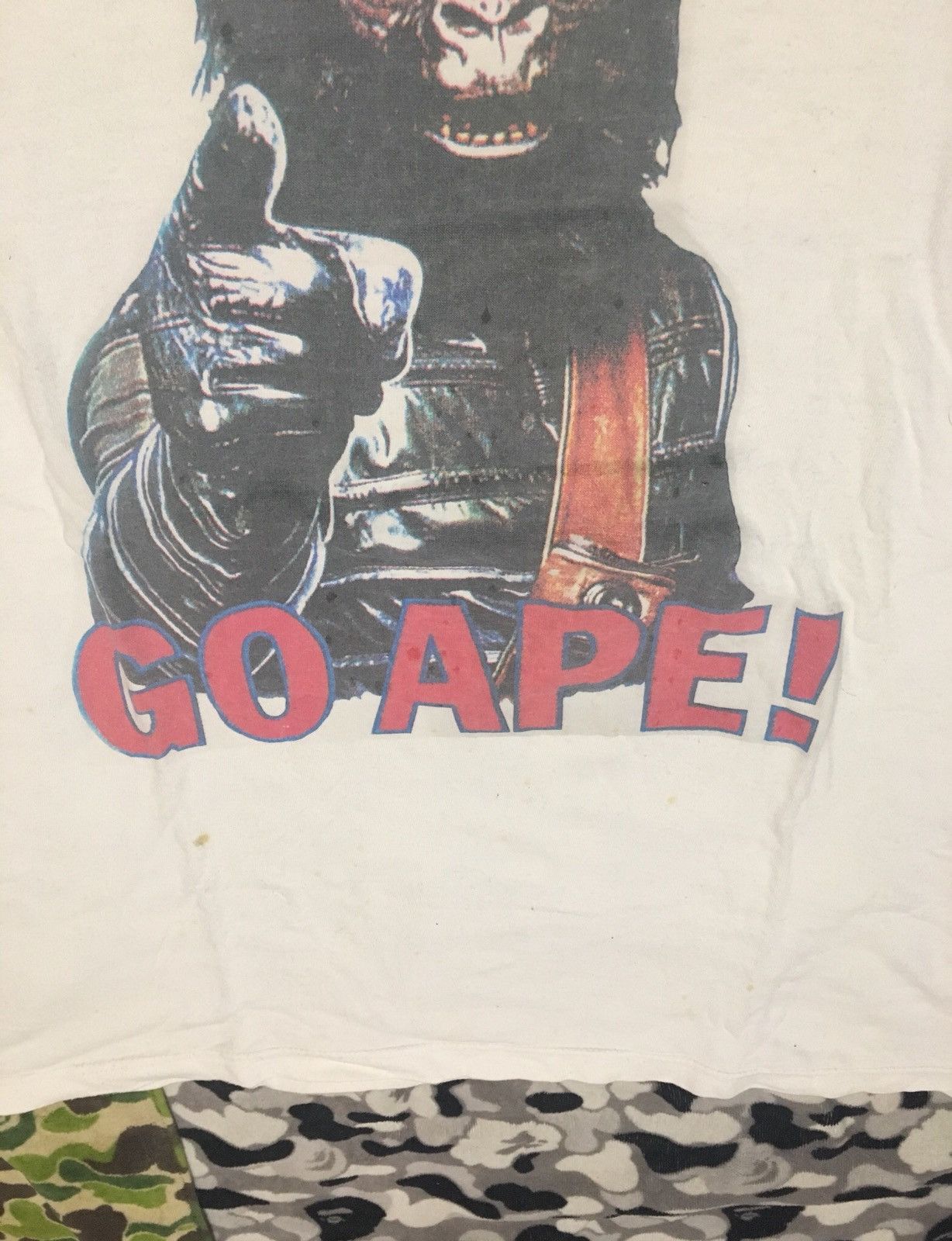 Bape Original very rare bape Hanes T shirt | Grailed