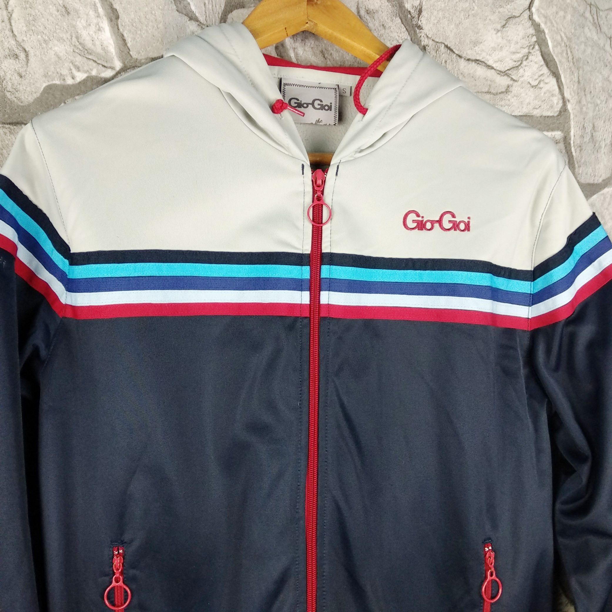 Gio-Goi Gio Goi Multicolor Track Top Hoodie Jacket Size S | Grailed