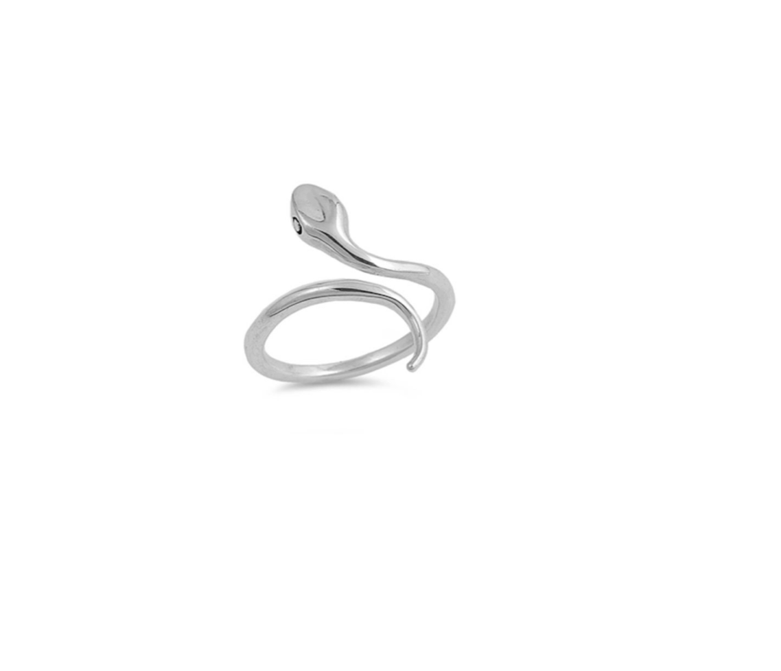 Sterling Silver Sz.7 Simple Snake Ring | Grailed