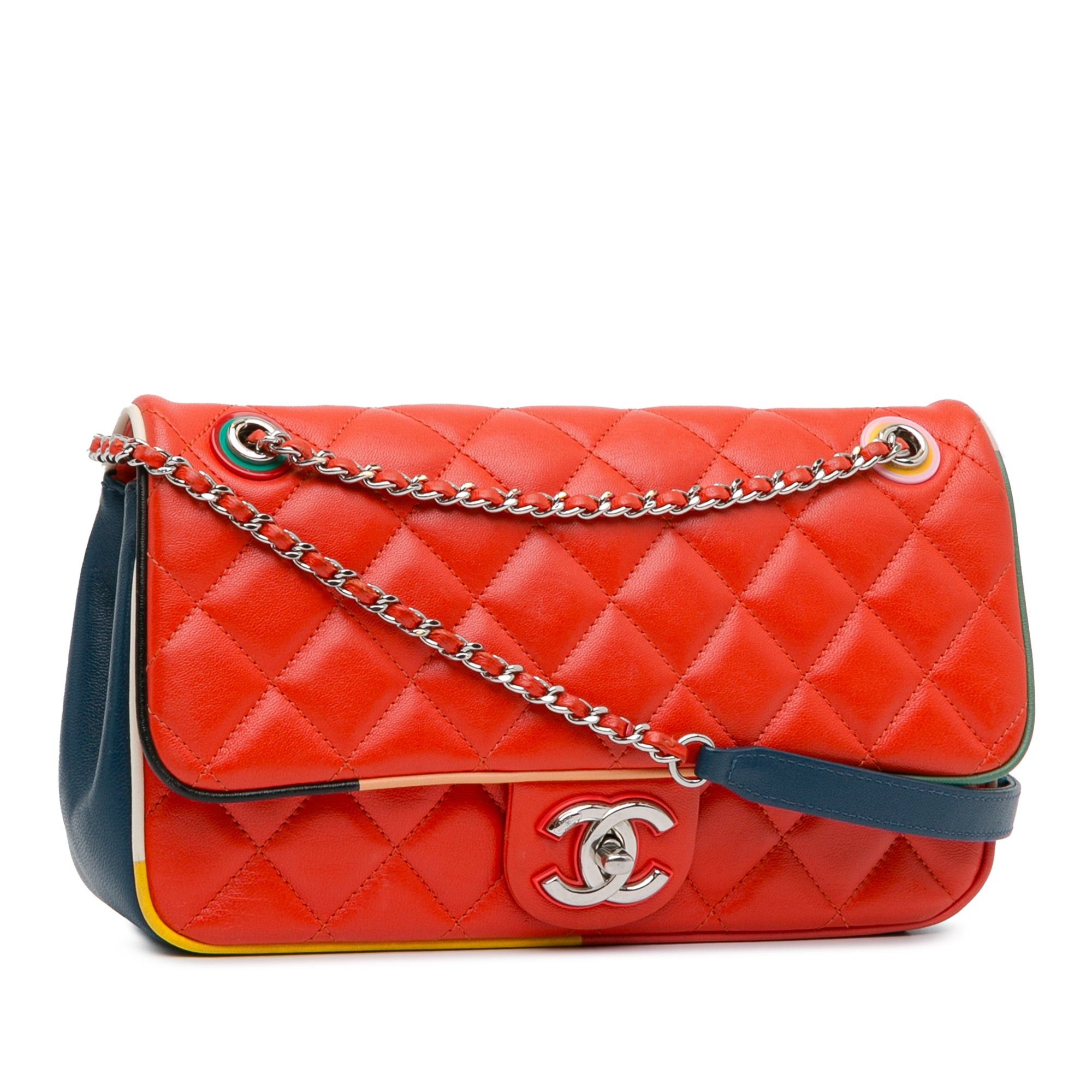 Chanel Chanel Medium Quilted Lambskin Cuba Color Flap Red | Grailed