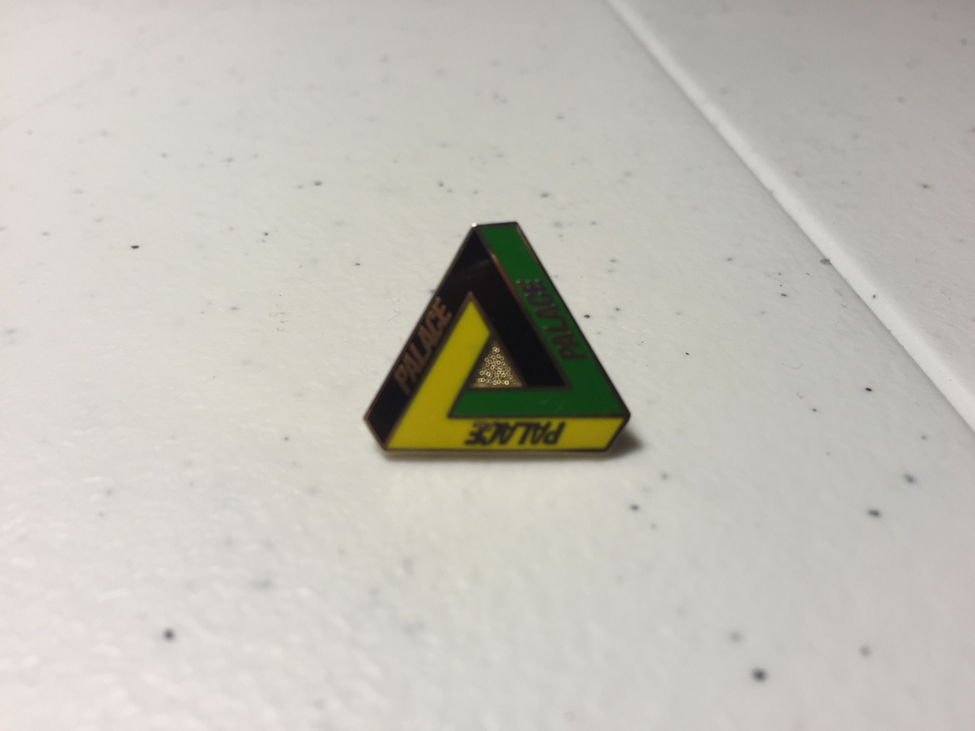Palace palace triangle pin | Grailed