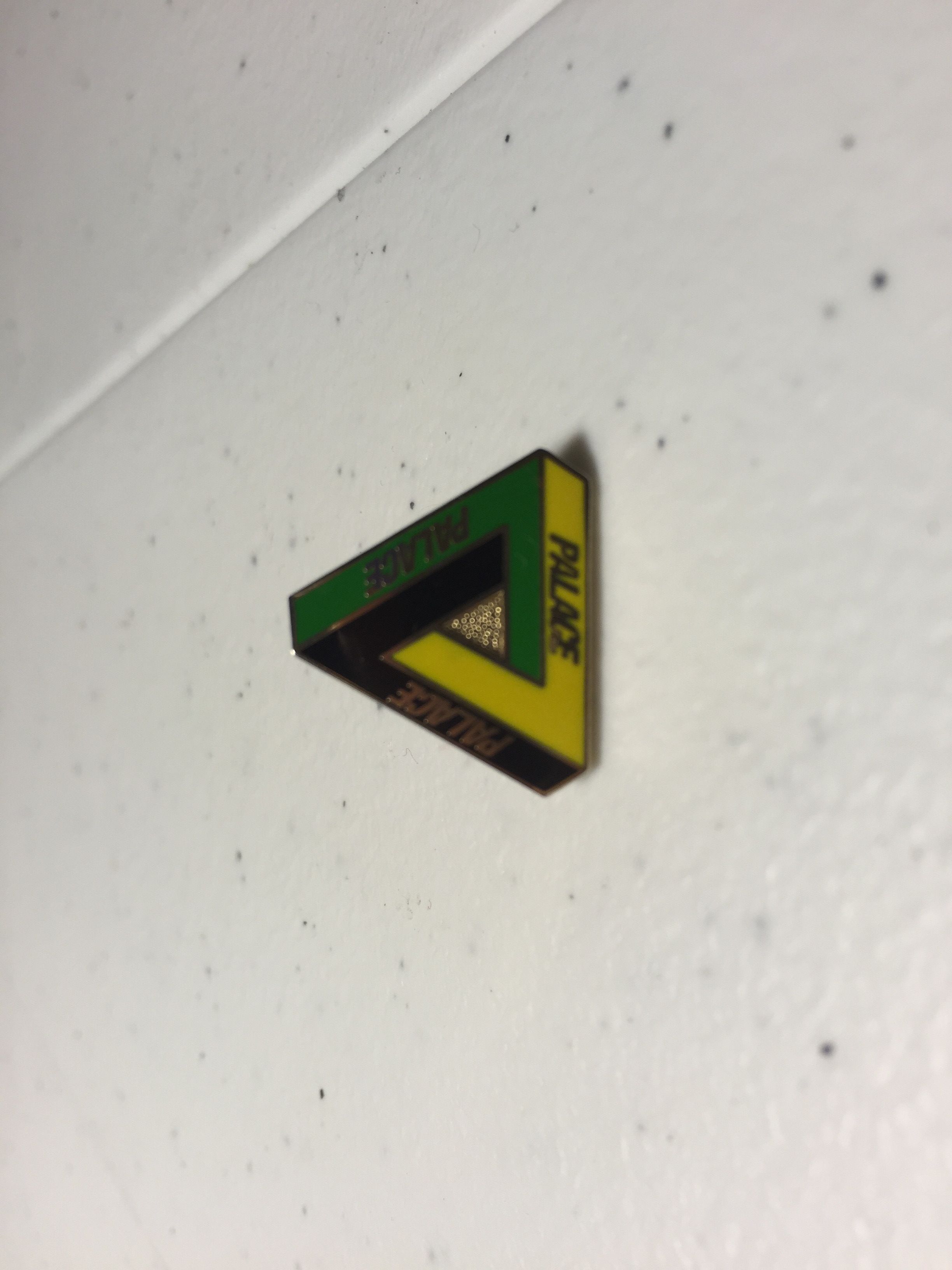 Palace palace triangle pin | Grailed