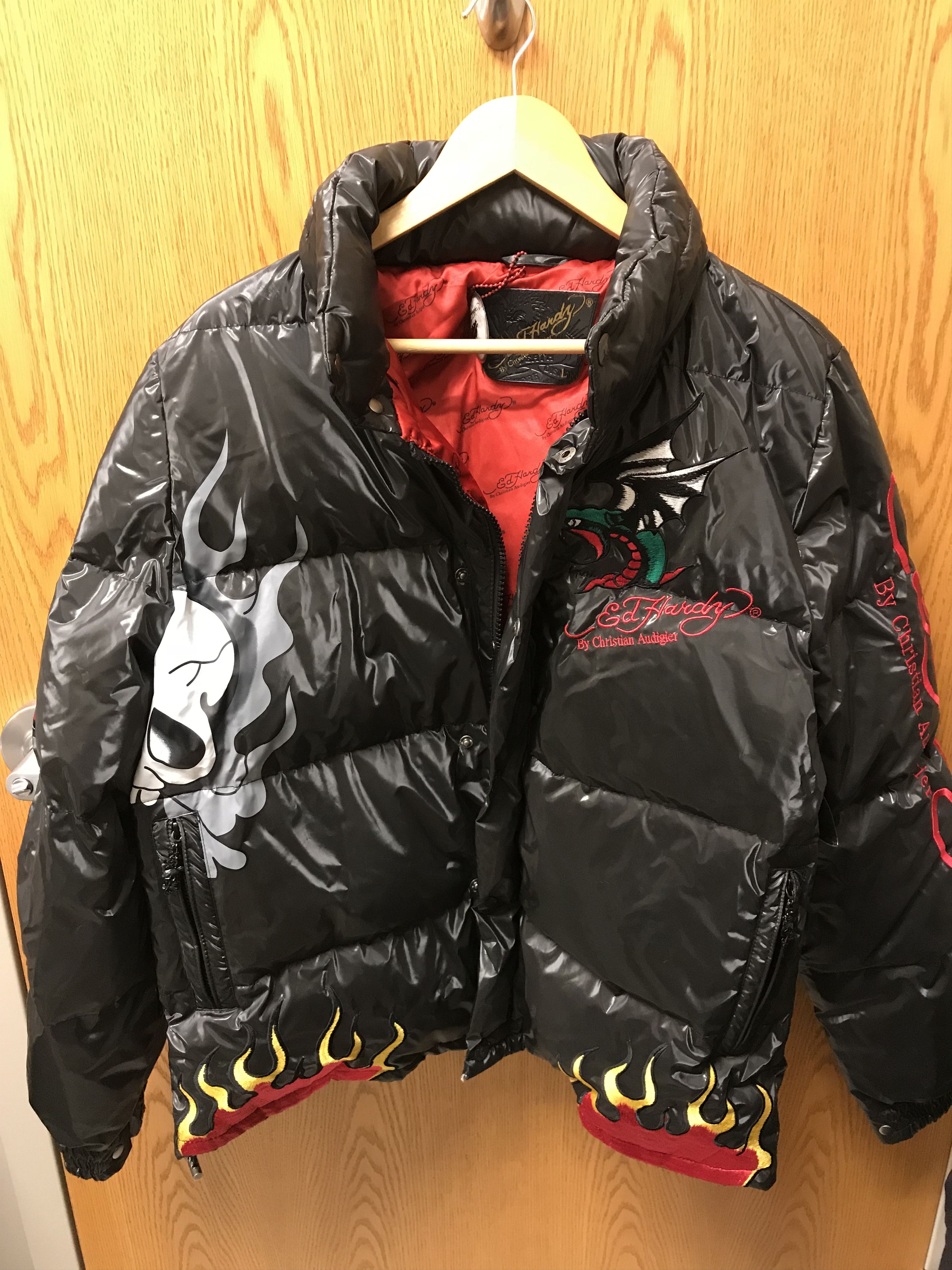 Ed Hardy Ed Hardy 60% Down Puffer Jacket NWT | Grailed