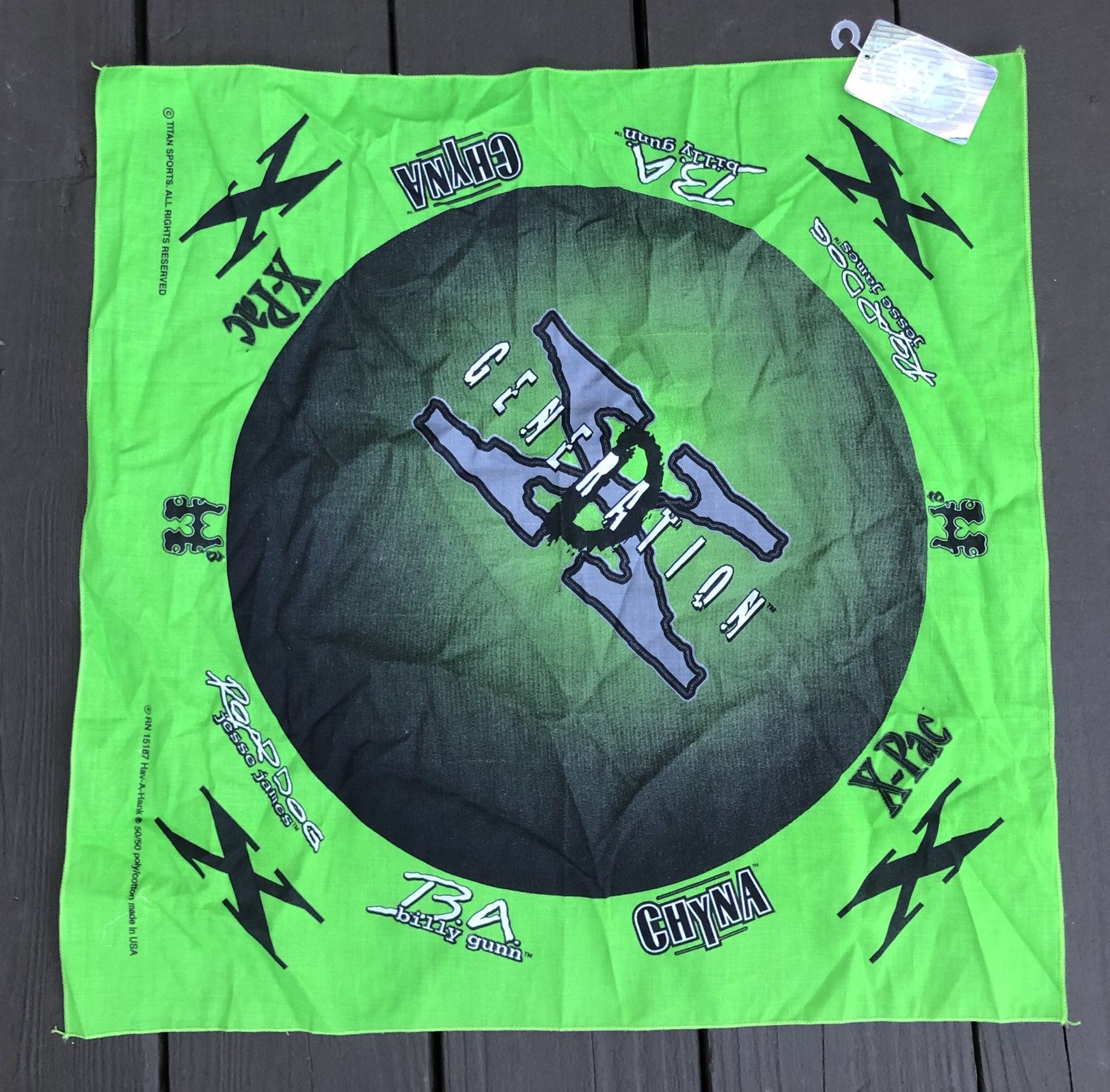 Vintage × WWF Vintage D-Generation X WWF Bandana XPAC | Grailed