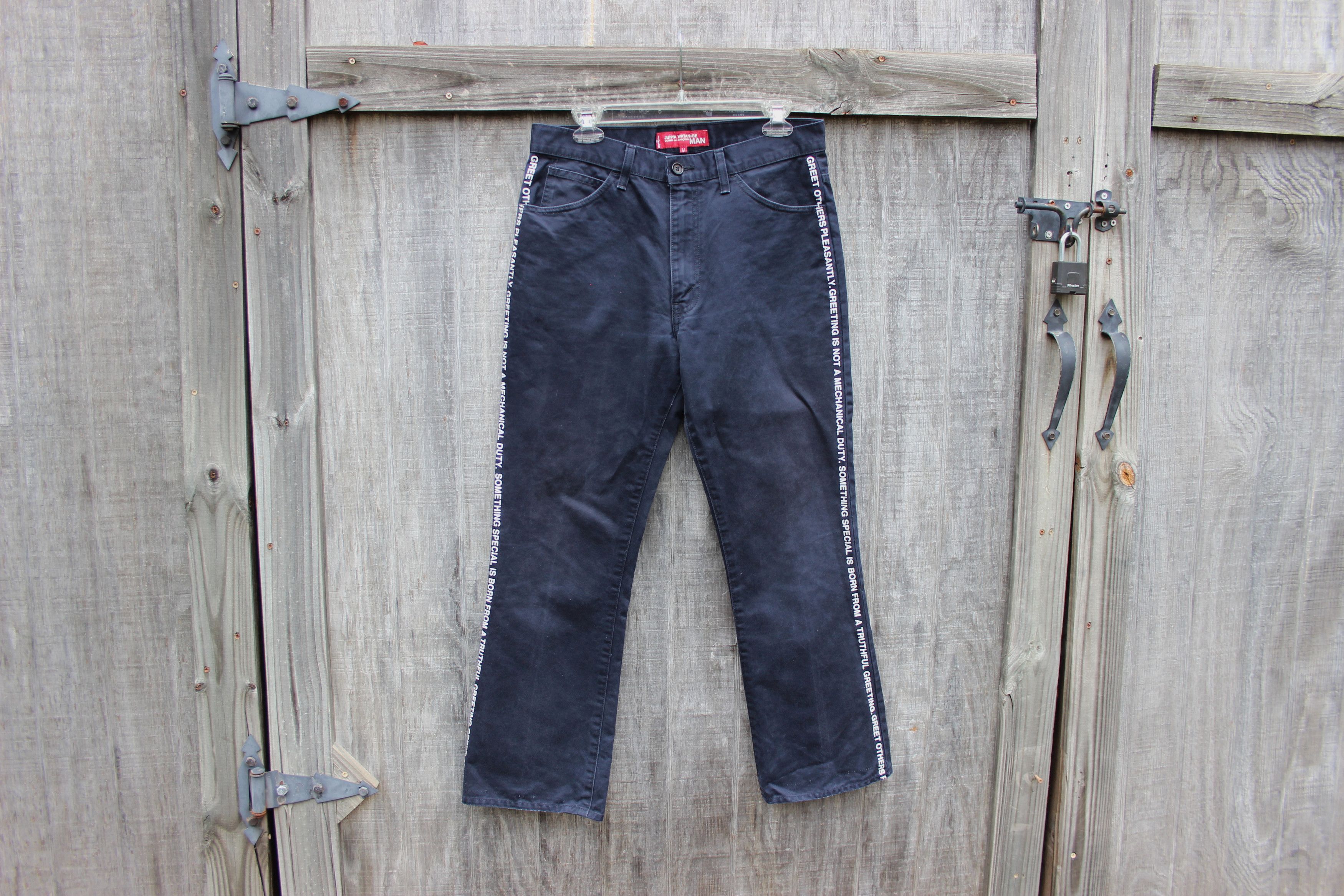 Junya Watanabe Vertical Poem Pants 2001 | Grailed