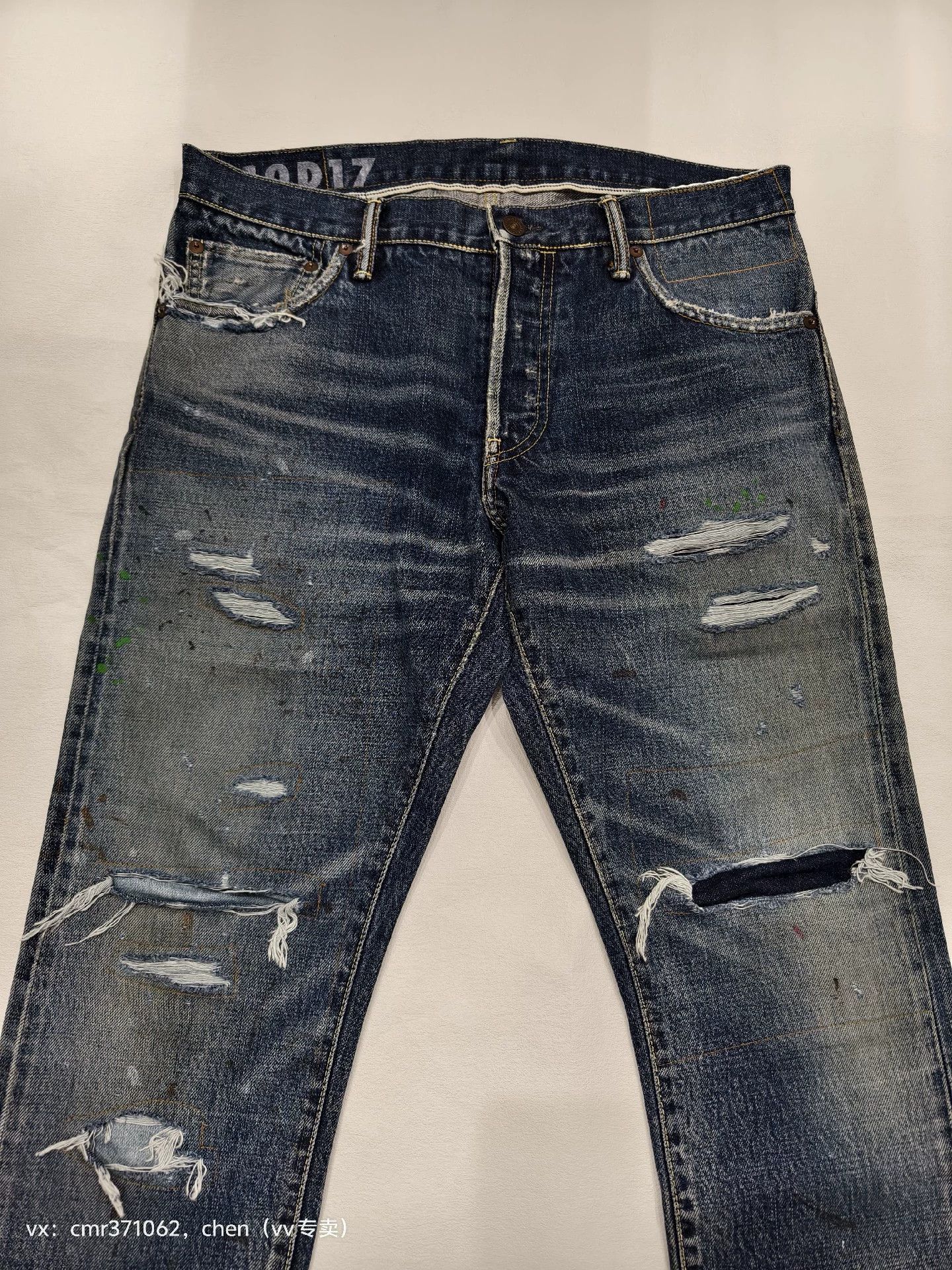 Visvim visvim 19ss spot 10 d17 Destruct cattle pants | Grailed