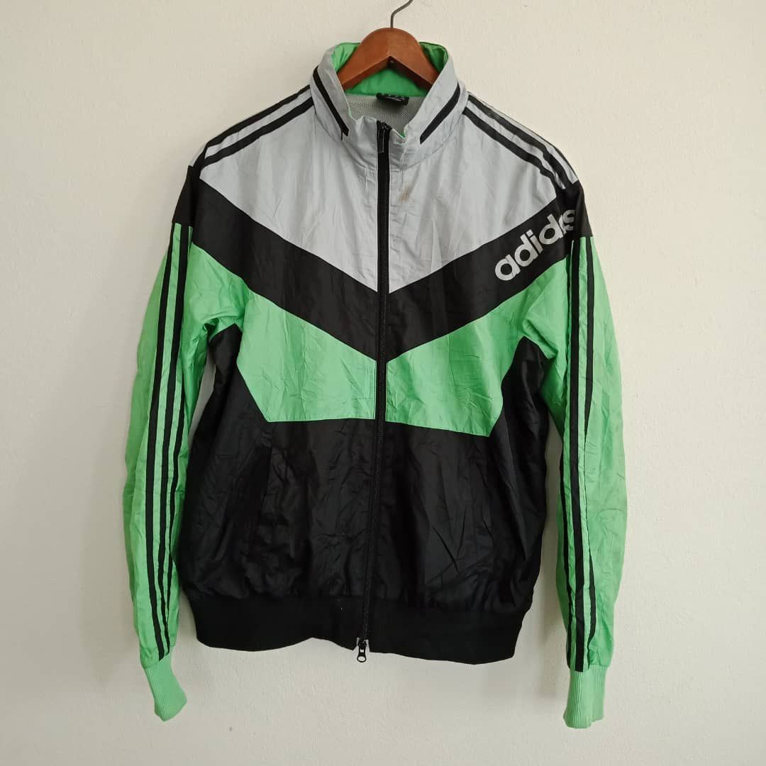 Adidas STUNNING MULTICOLOUR ADIDAS ZIPPER JACKET | Grailed
