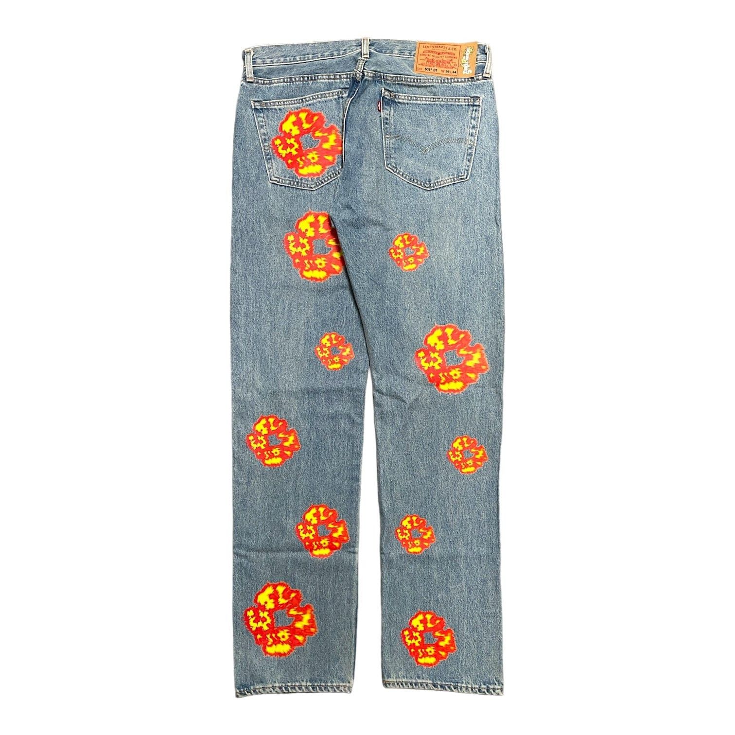 DENIM TEARS x Offset 501 Jeans Light Wash | Grailed