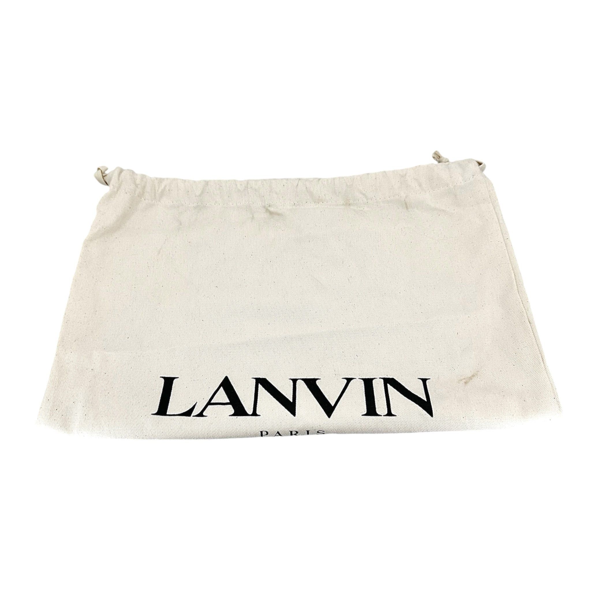 Lanvin x Gallery Deptartment Paint Splatter Strapback Hat Black | Grailed