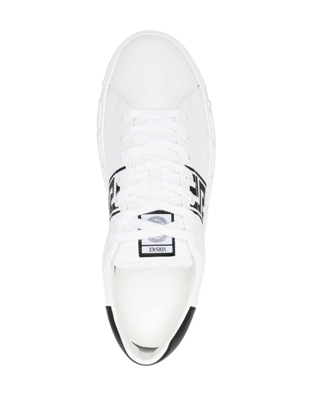 Versace GRECA EMBROIDERED SNEAKERS | Grailed
