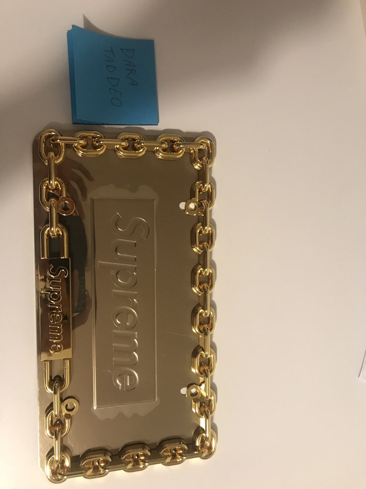 Supreme Chain License Plate | Grailed