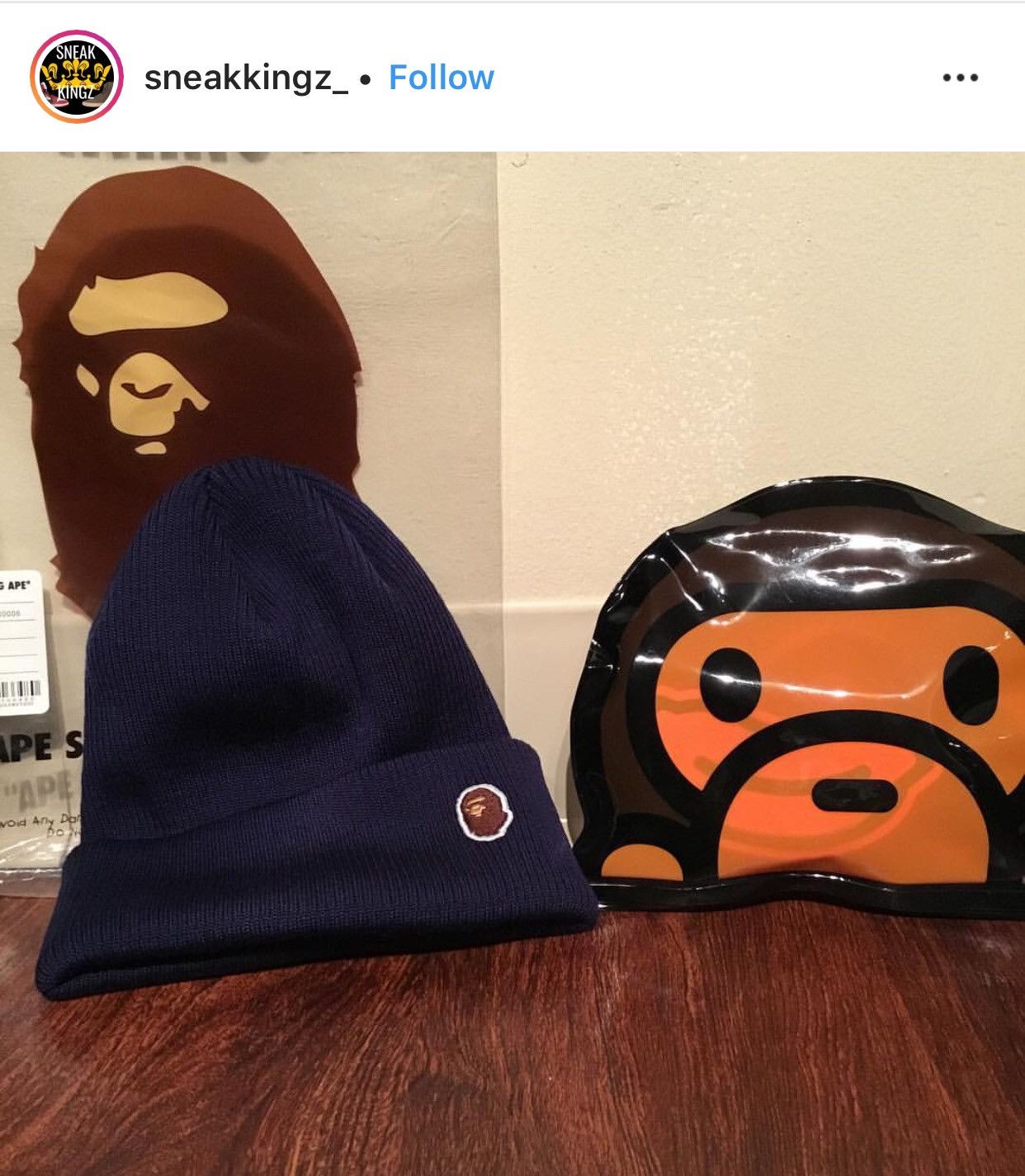 Bape Bathing Ape Beanie | Grailed