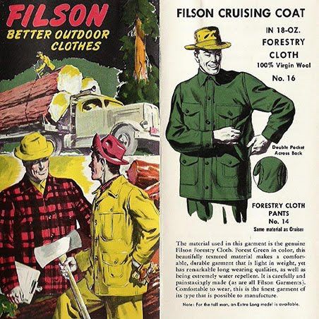 Filson NEW Filson Forestry Cloth Cruiser size 40 L 100% Virgin Wool ...