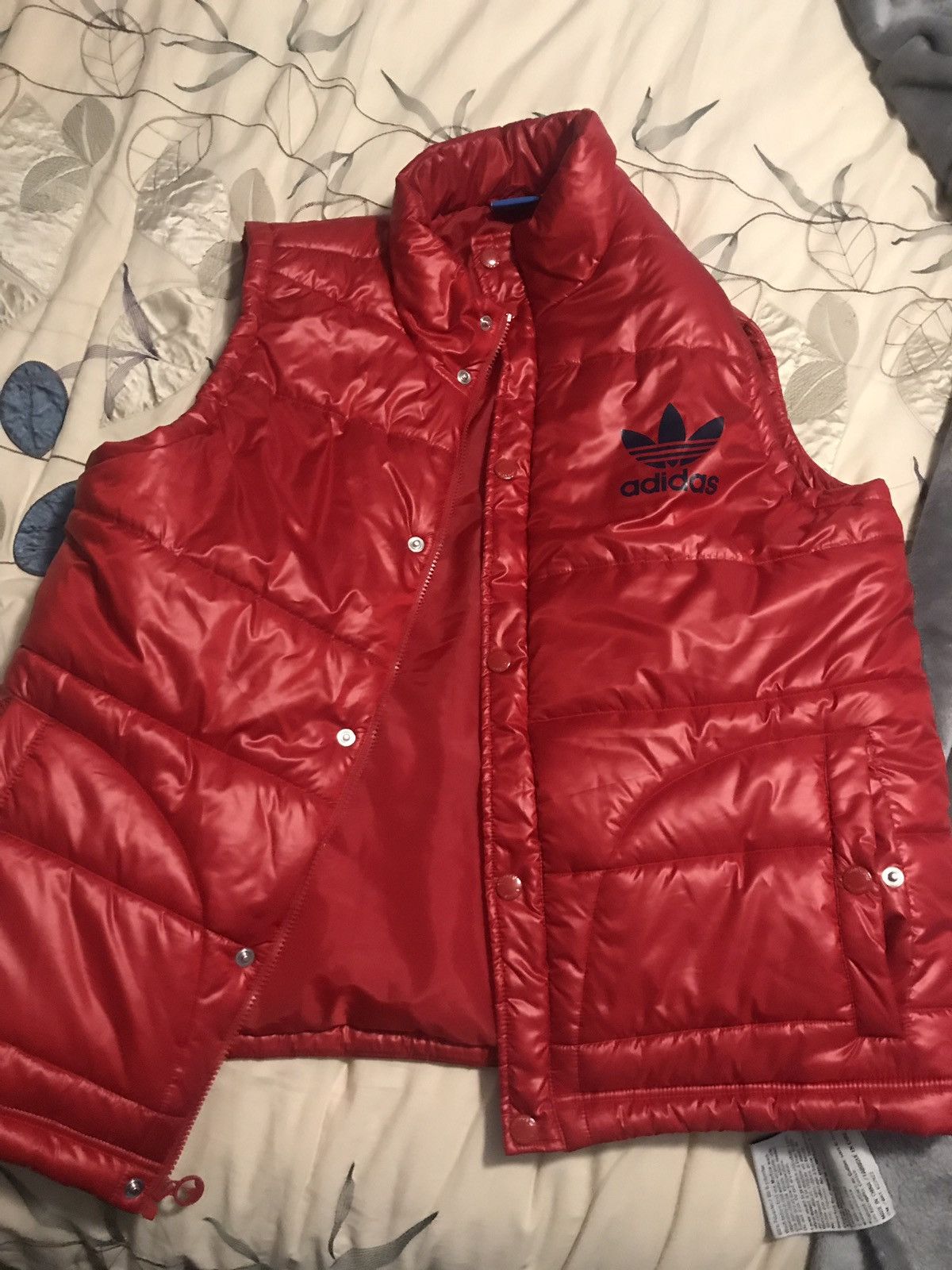 Adidas Shiny Red Adidas Vest | Grailed