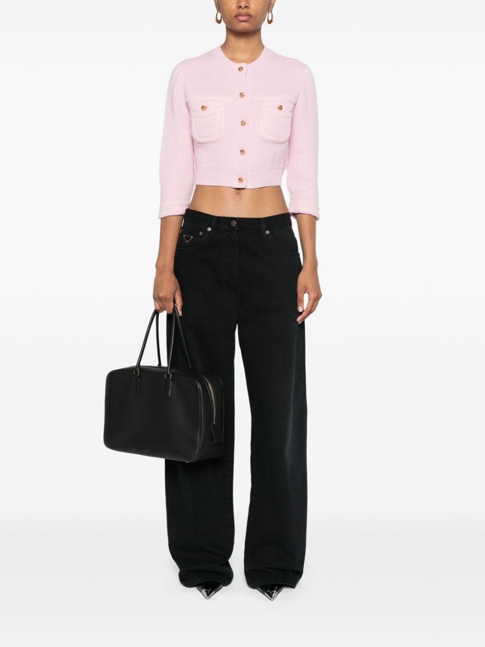 Prada WIDE LEG DENIM JEANS | Grailed