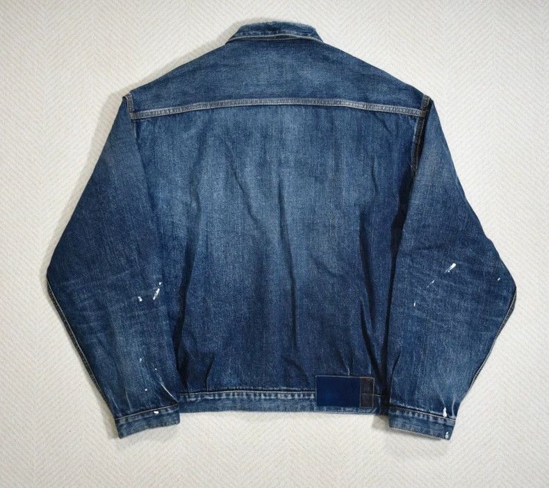 Visvim VISVIM 24ss 101XX JKT DMGD-1010 d1010 Splash ink denim jacket | Grailed