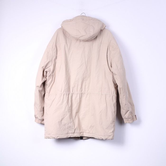 Le Frog Le Frog Casual Mens XL Jacket Padded Beige Full Zipper Pockets ...