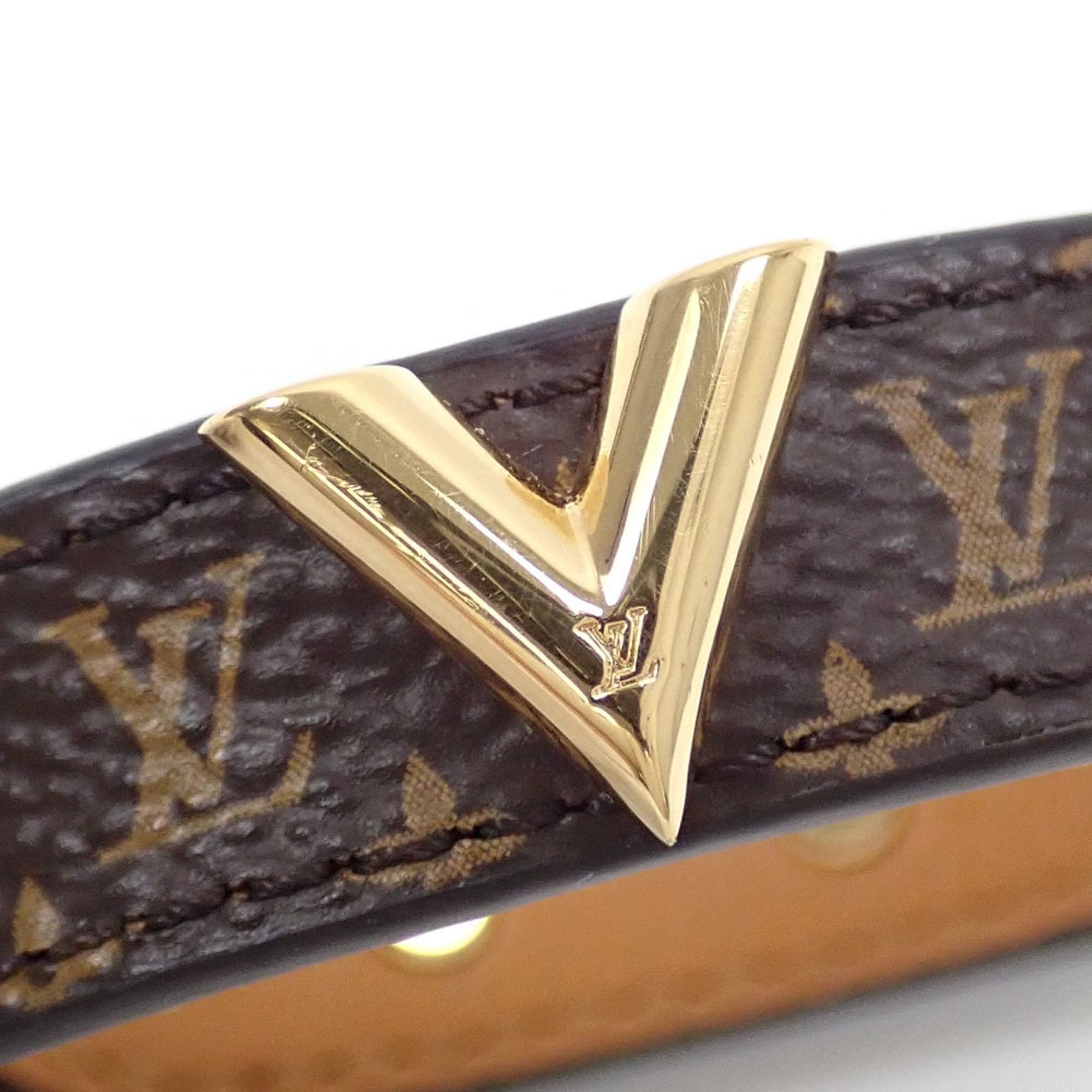 Louis Vuitton Louis Vuitton Essential V Bracelet for Women Monogram Canvas Size 17 M6042F Grailed