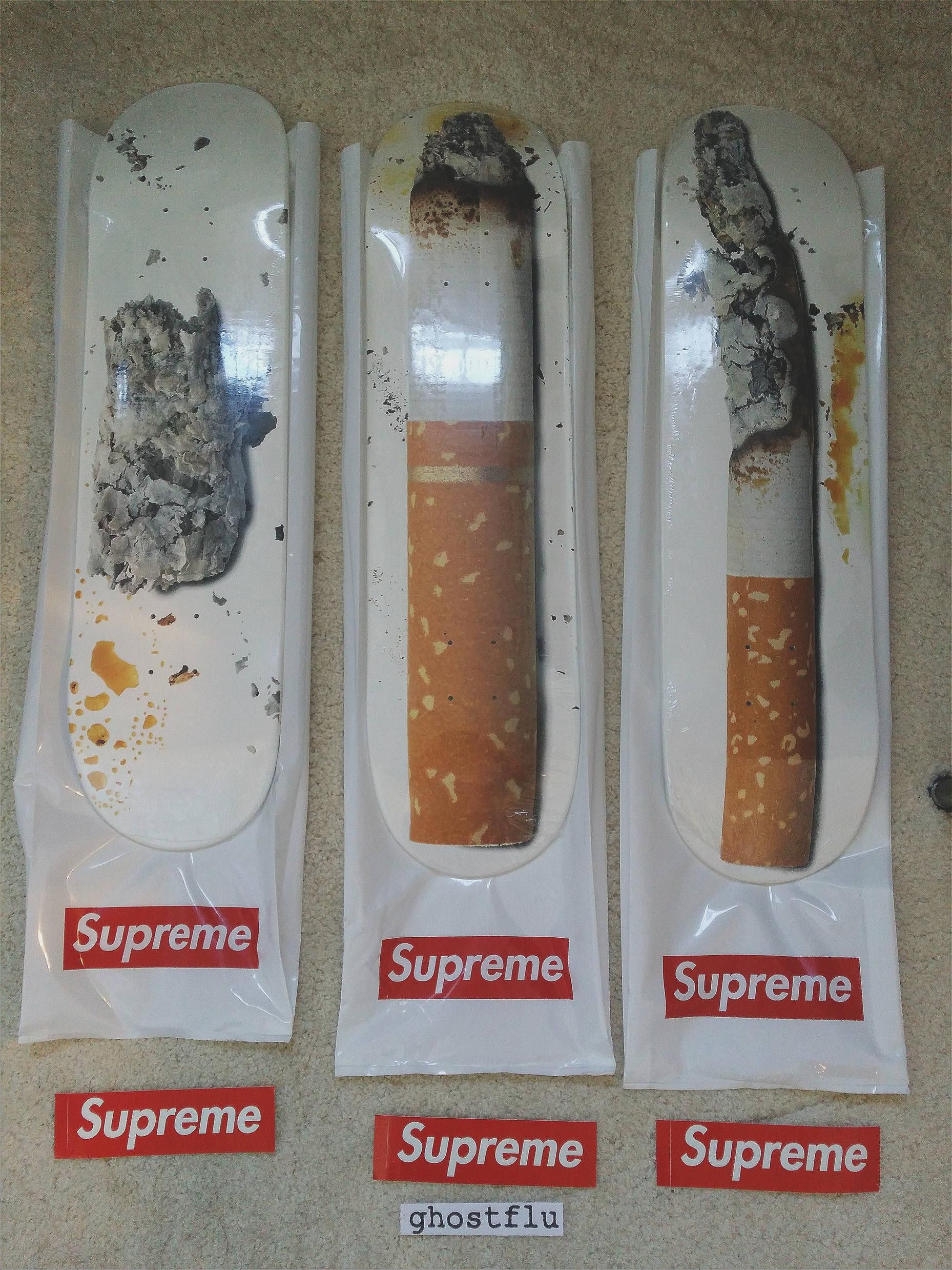 Supreme Supreme X Urs Fischer 2016 Spring/Summer Skateboard Cigarette ...