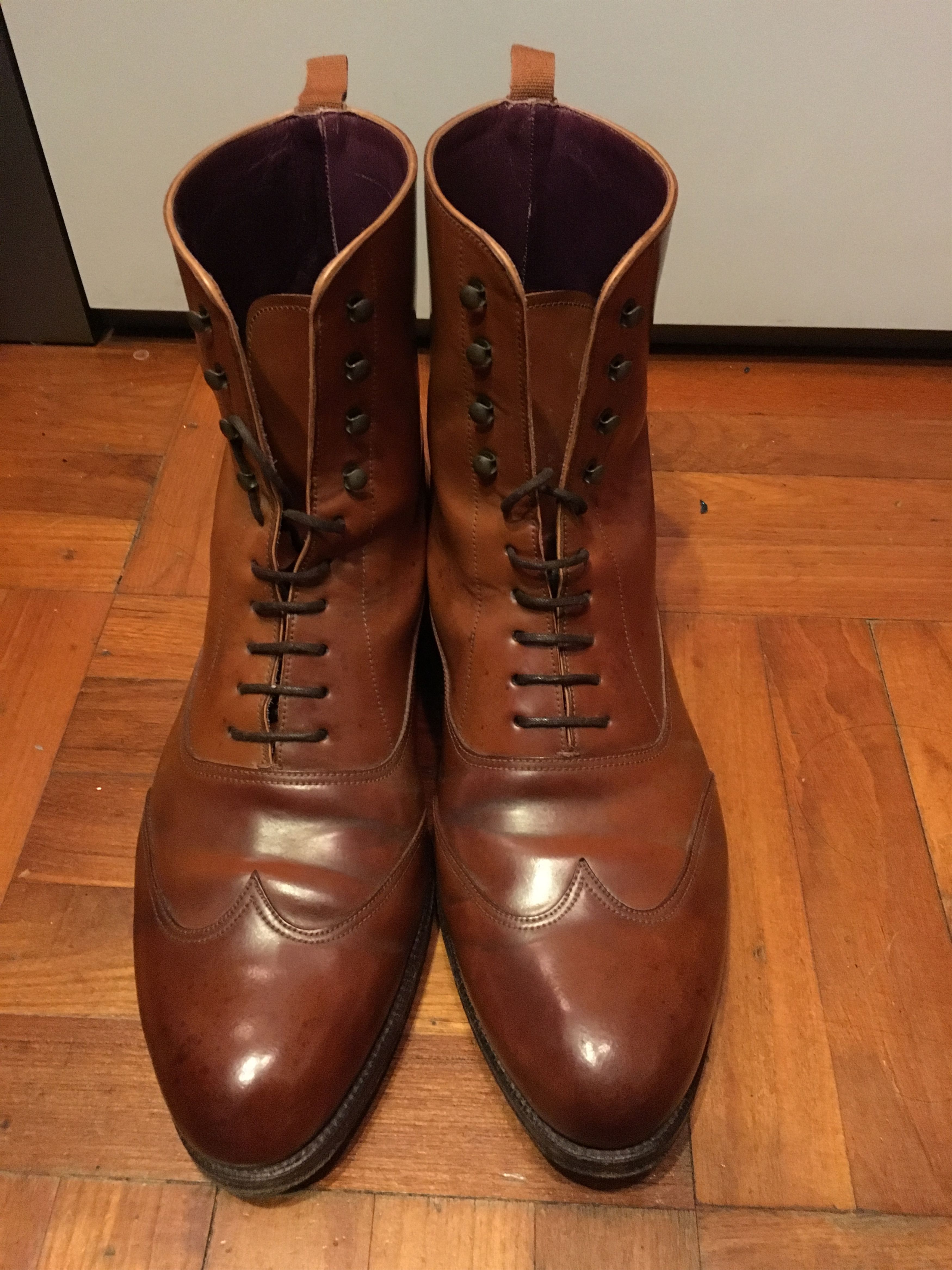 Carmina Carmina x Epaulet 'Greeley' Shell Cordovan Balmoral Boots | Grailed