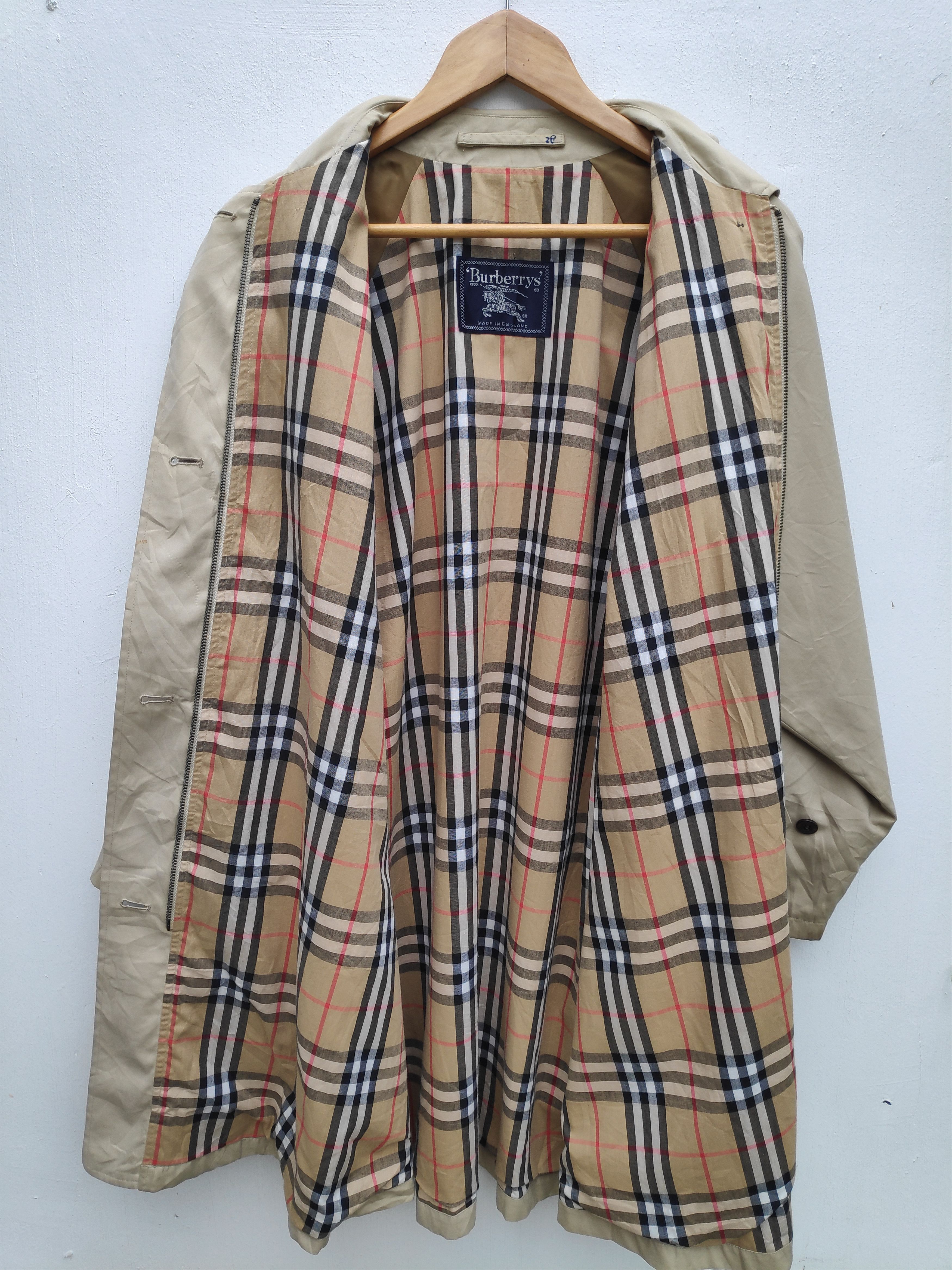 Burberry 90s Burberry London Trench Coat Nova Check Made in England | Grailed