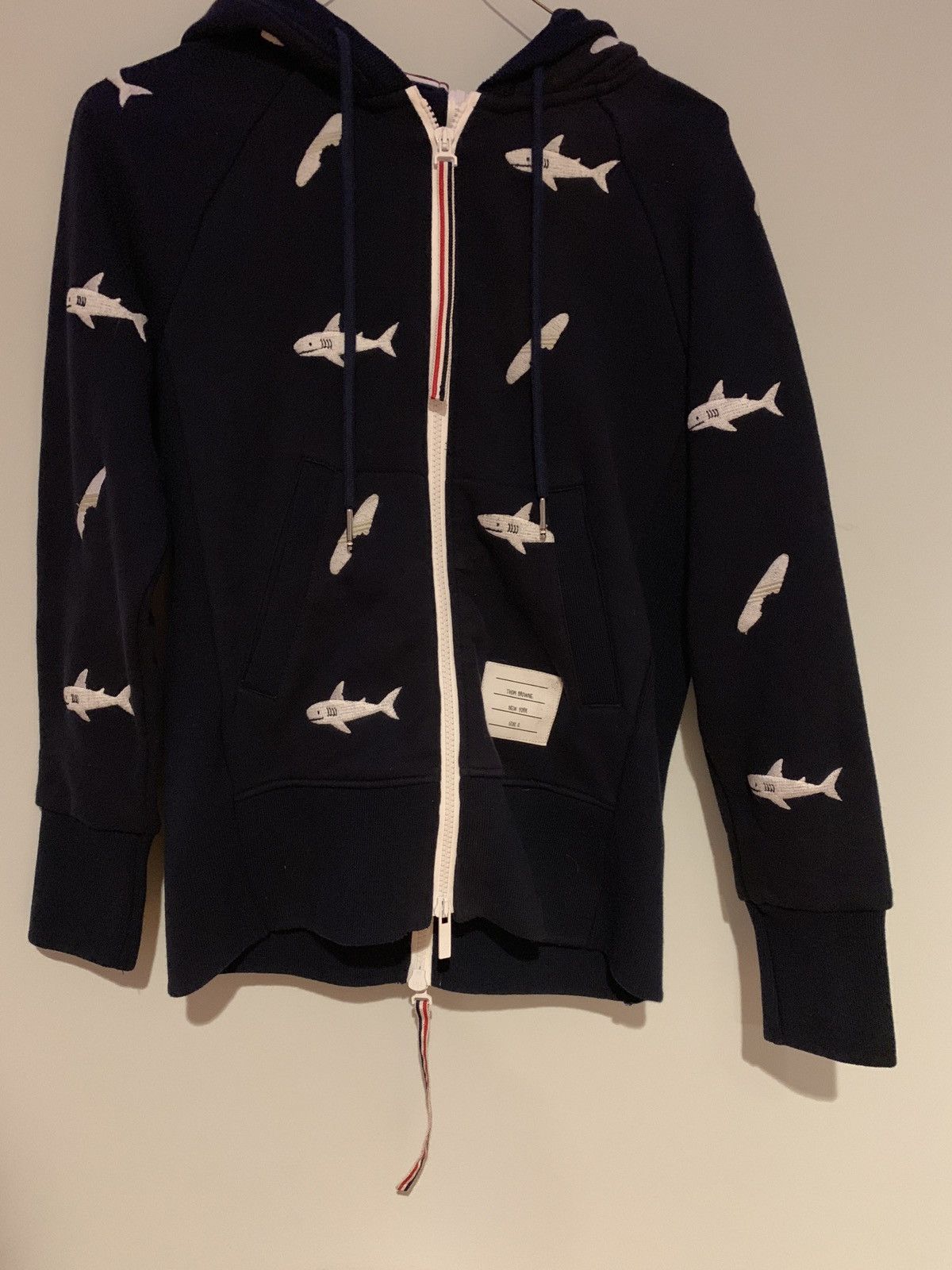 Thom Browne Thome Browne Zip Up Shark Hoodie | Grailed