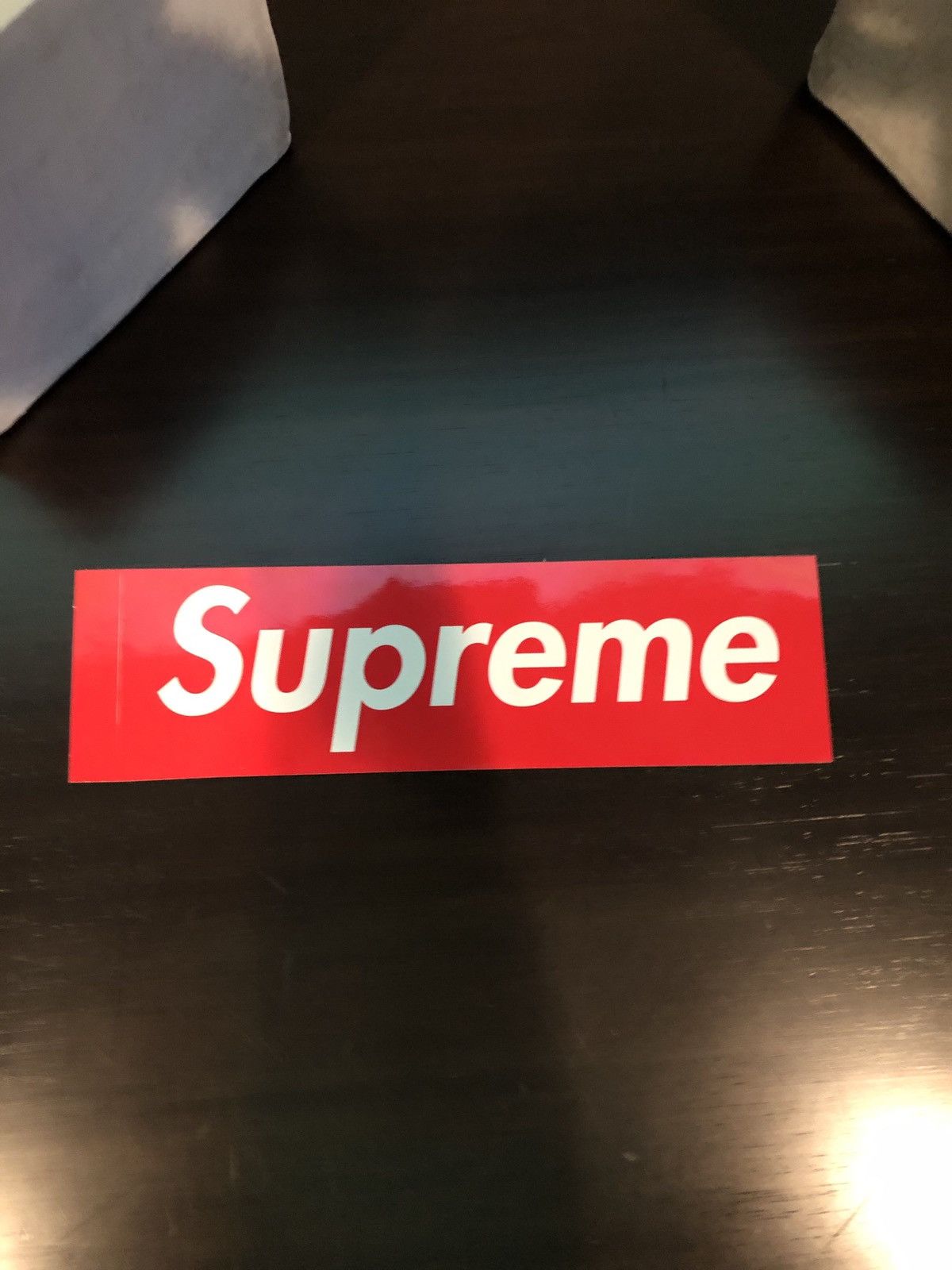 Supreme RED BOGO STICKER | Grailed