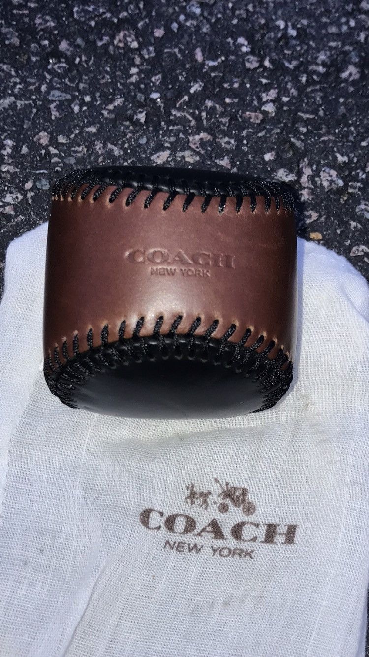 Coach × Designer COACH Leather Baseball Paperweight | Grailed