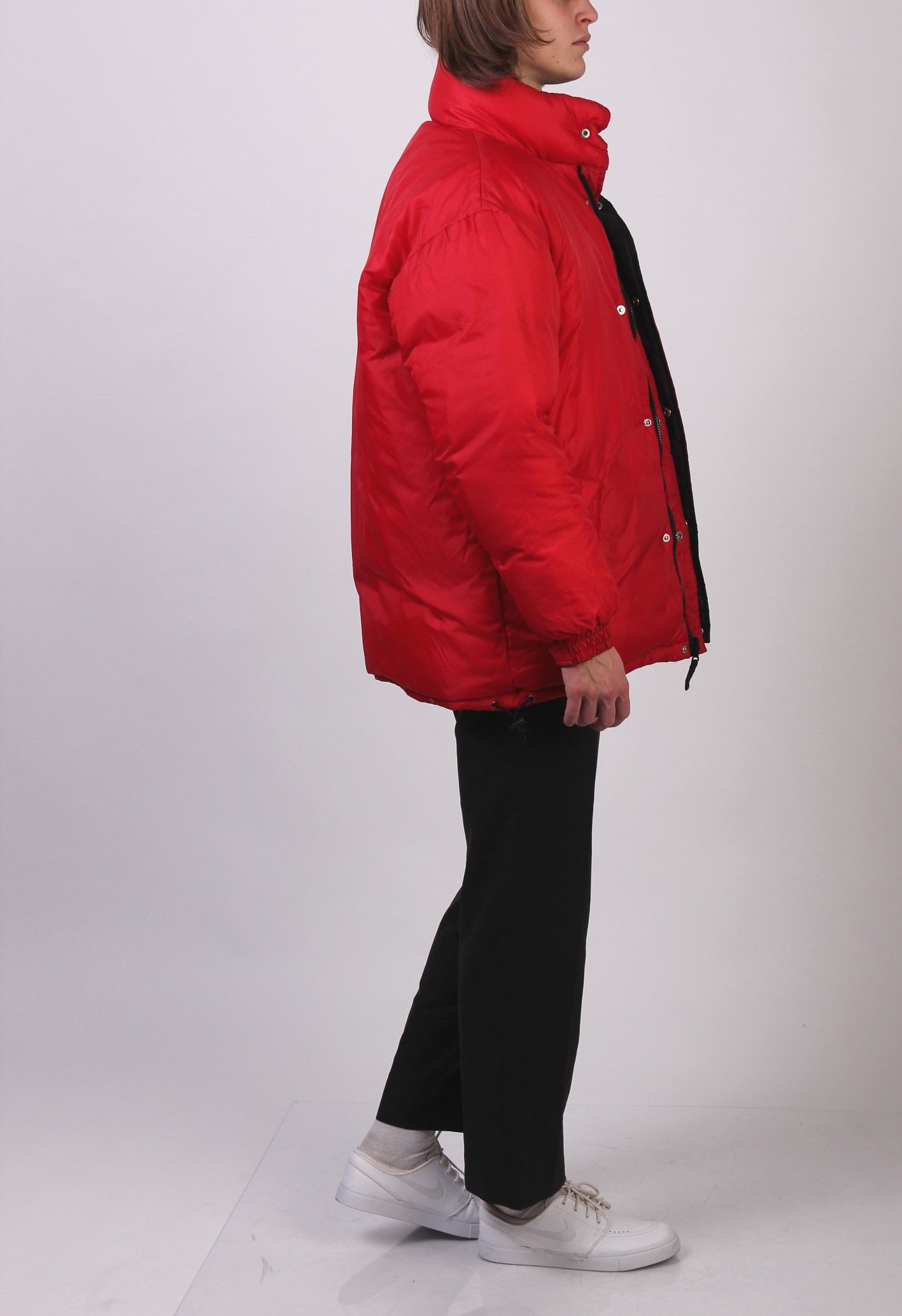 Marlboro 🔴 double sided down jacket red/black | Grailed