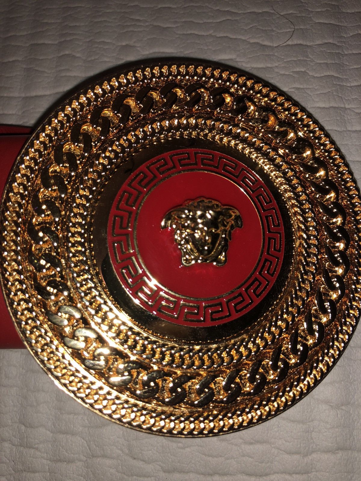 Versace Red Versace Belt | Grailed