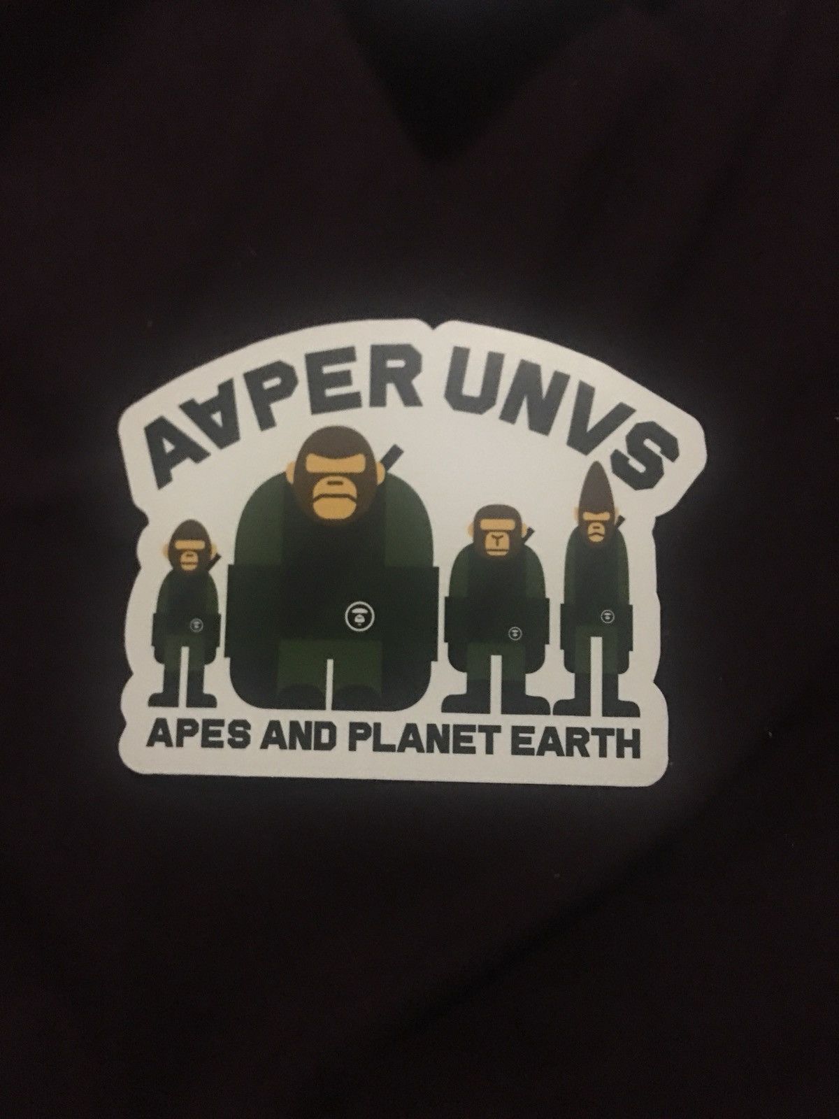 Aape × Bape Sticker | Grailed