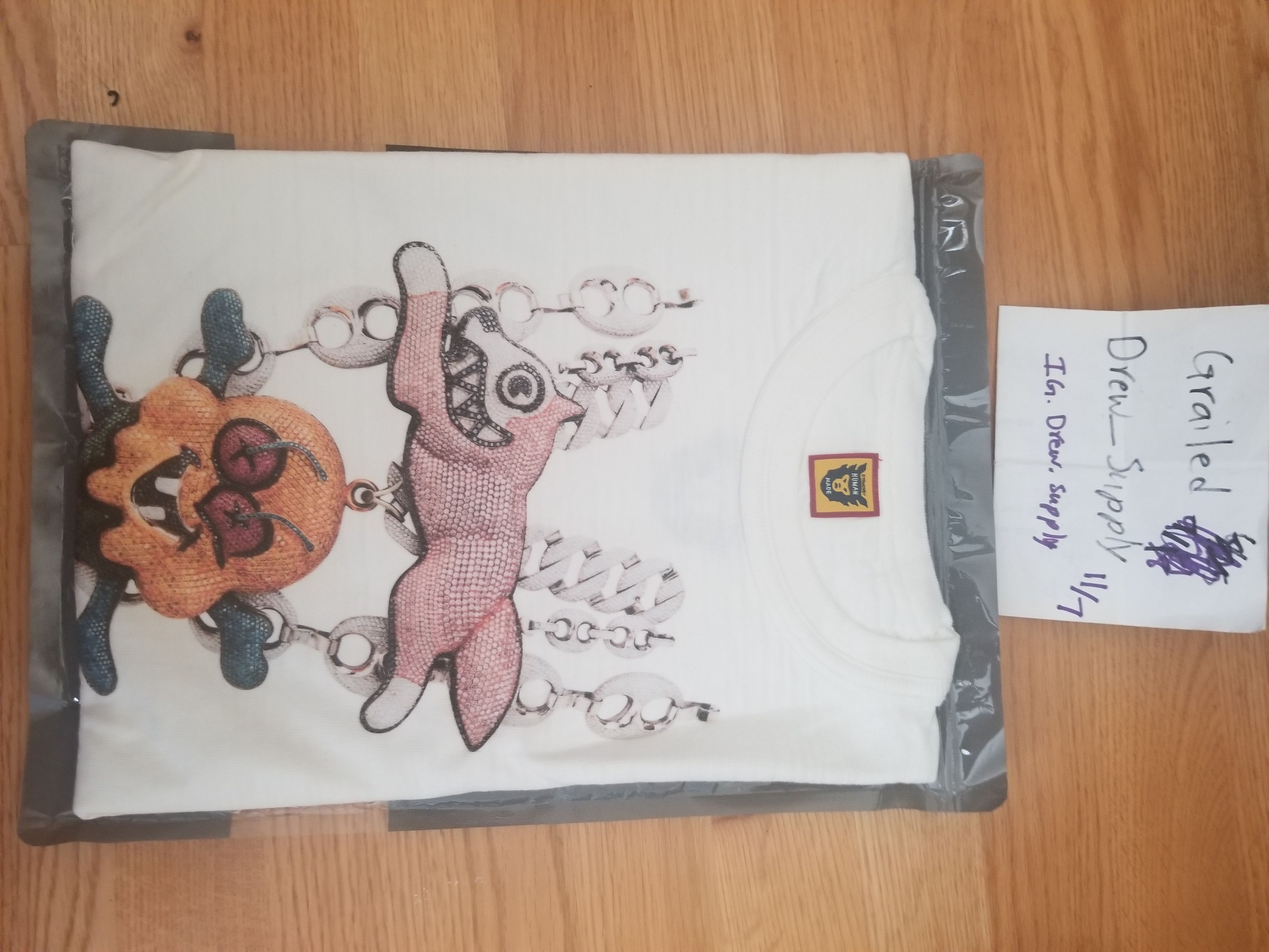 Billionaire Boys Club BBC x Human Made Nigo Chains Tee size Large | Grailed