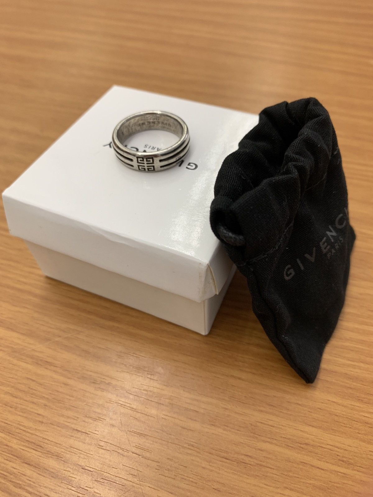 Givenchy Logo Engraved Ring | Grailed