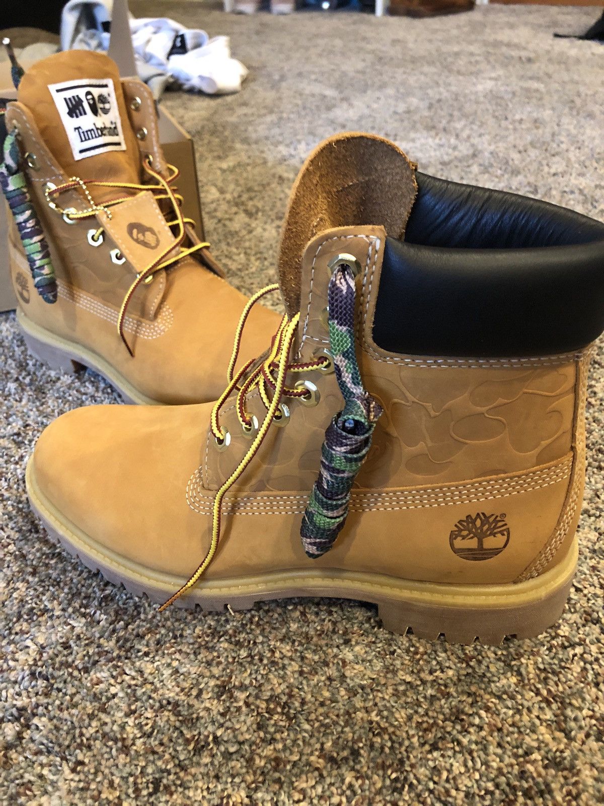 Bape × Timberland × Undefeated Undefeated X Bape X Timberland 6” | Grailed