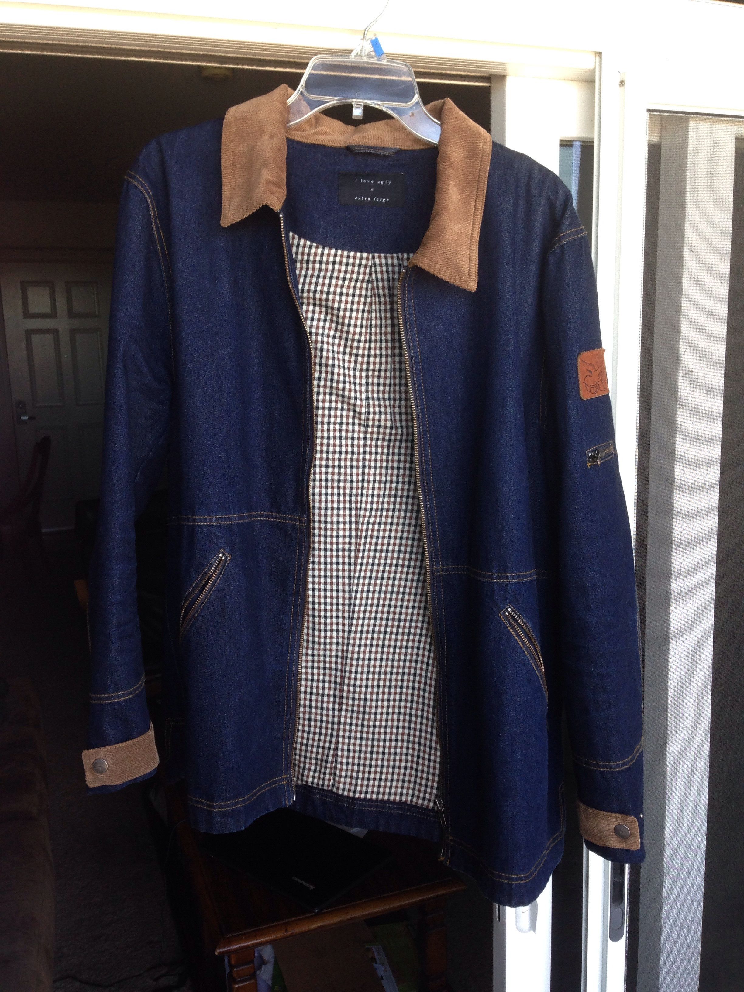 I Love Ugly Denim jacket | Grailed