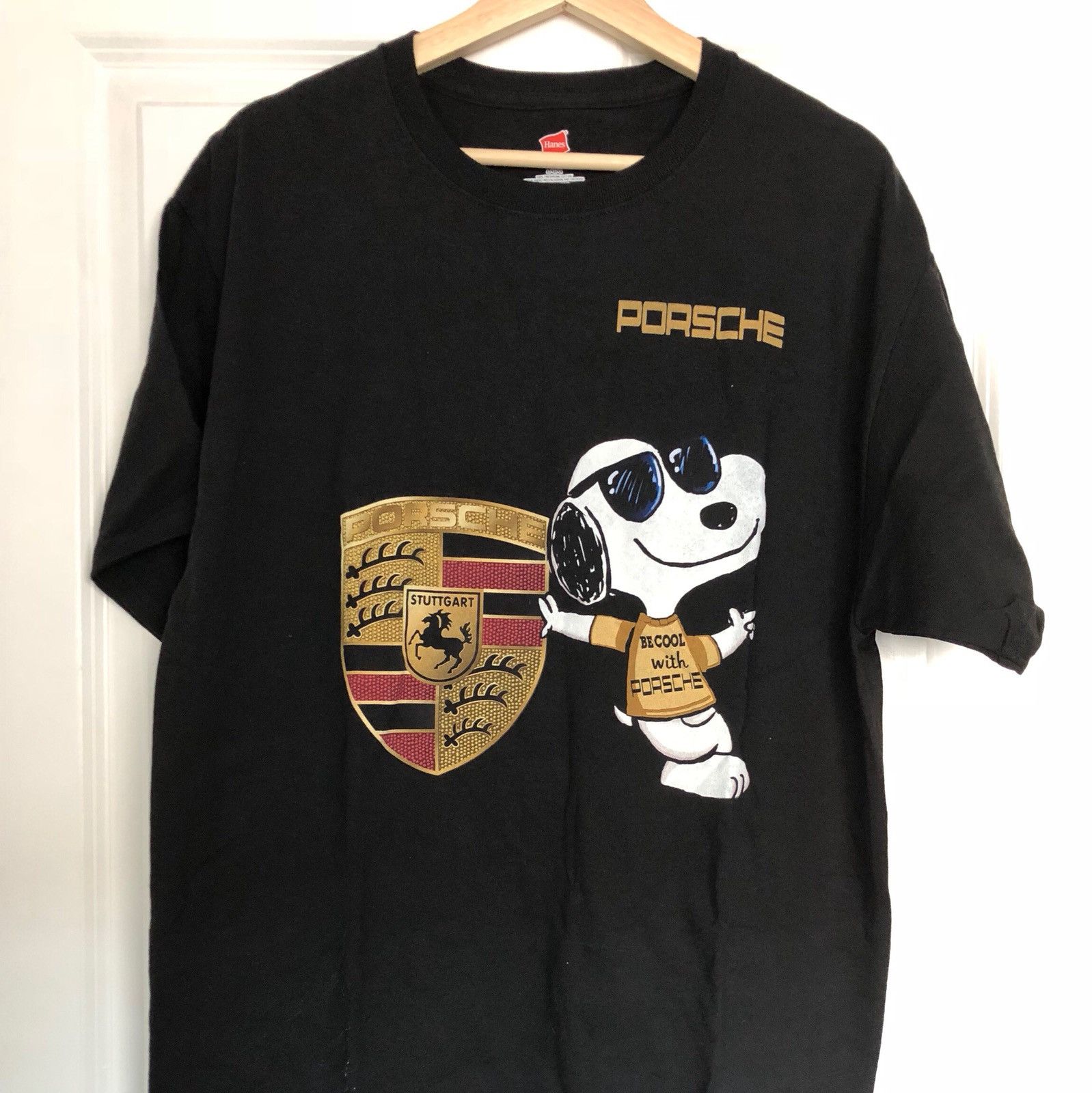 Bleach Goods Snoopy Joe Cool Porsche T-shirt | Grailed