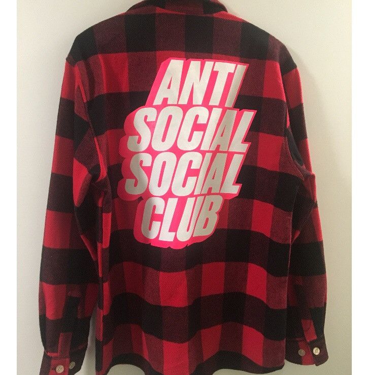 Anti Social Social Club ASSC Flannel Shirt | Grailed