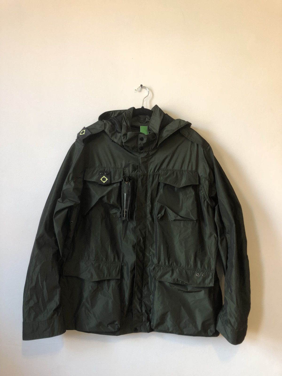Ma.Strum Very Rare Ma.Strum Torch Jacket SS10 Hooded Green Shimmer ...