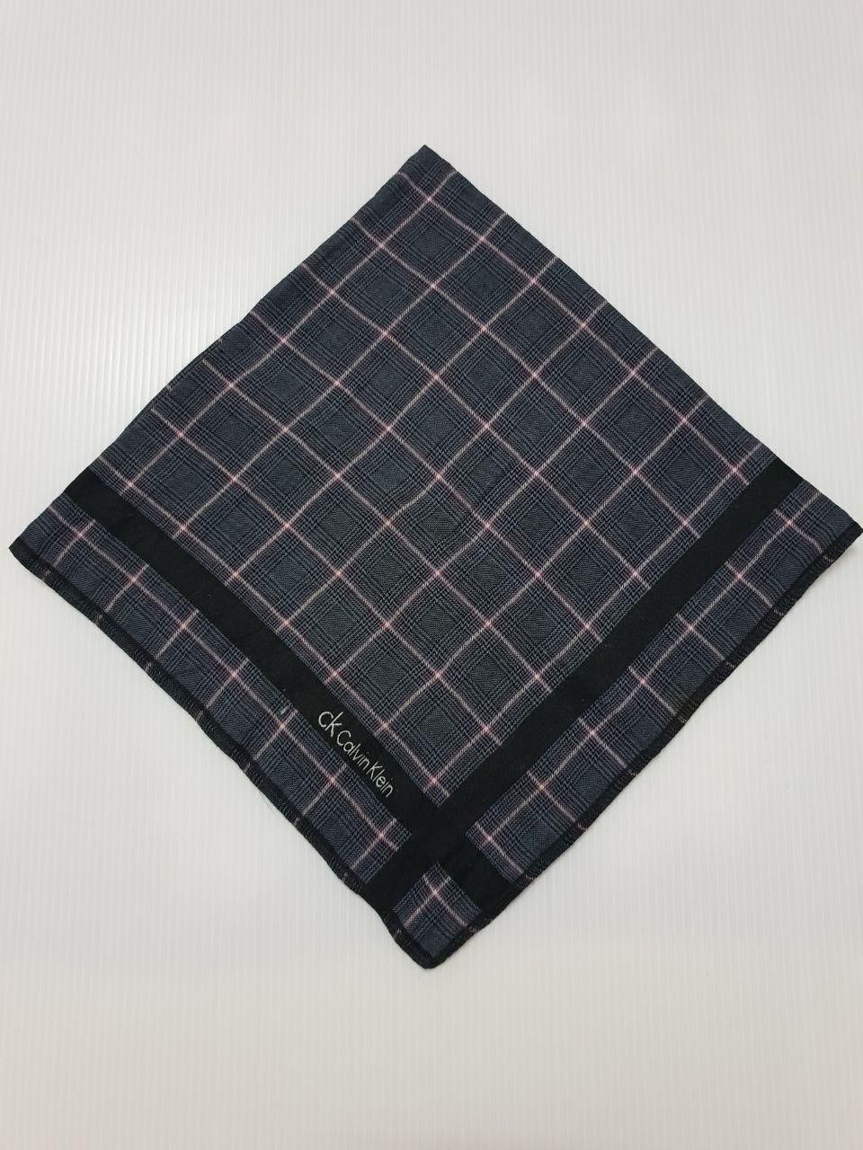 Calvin Klein × Vintage Handky Bandana Calvin Klein CK square plaid with ...