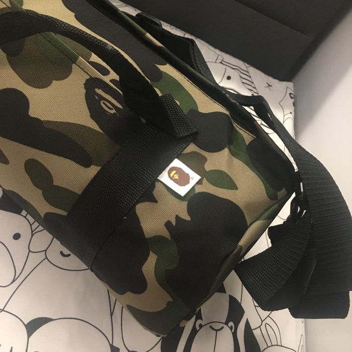 Bape Bape Camo Gym/Duffle Bag | Grailed