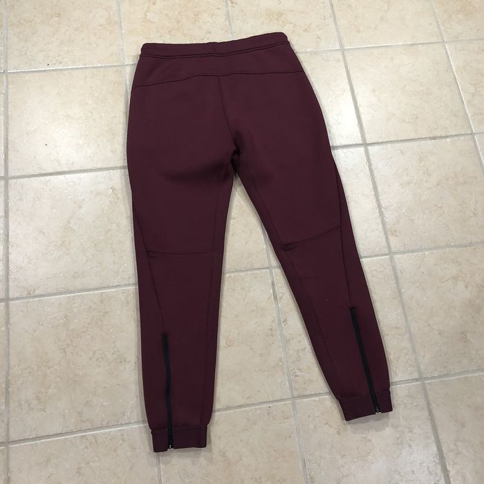 Nike Maroon Dri-Fit Sweatpant Lined Jogger Pants (See Pics) | Grailed