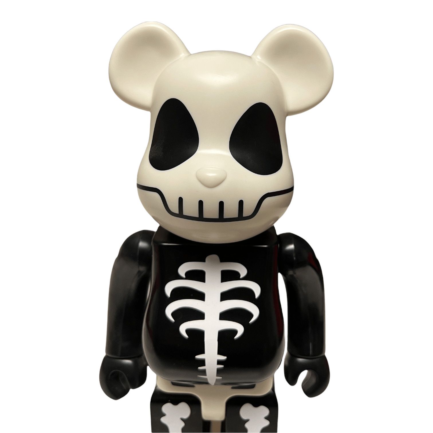Medicom Bearbrick x Horror Skull 400% Black White | Grailed