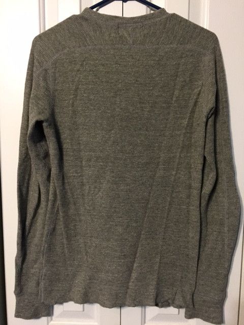 RRL Ralph Lauren Grey Waffle Henley | Grailed